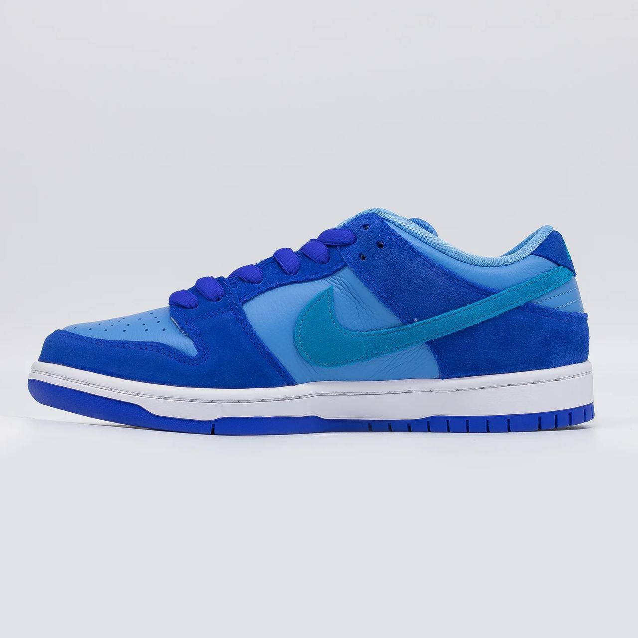 Nike SB Dunk Low Blue Raspberry - Depop