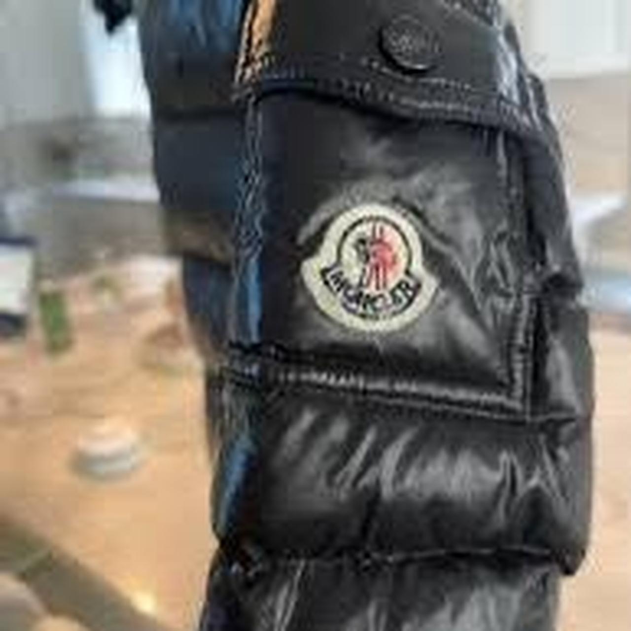 black monclear maya jacket - Depop