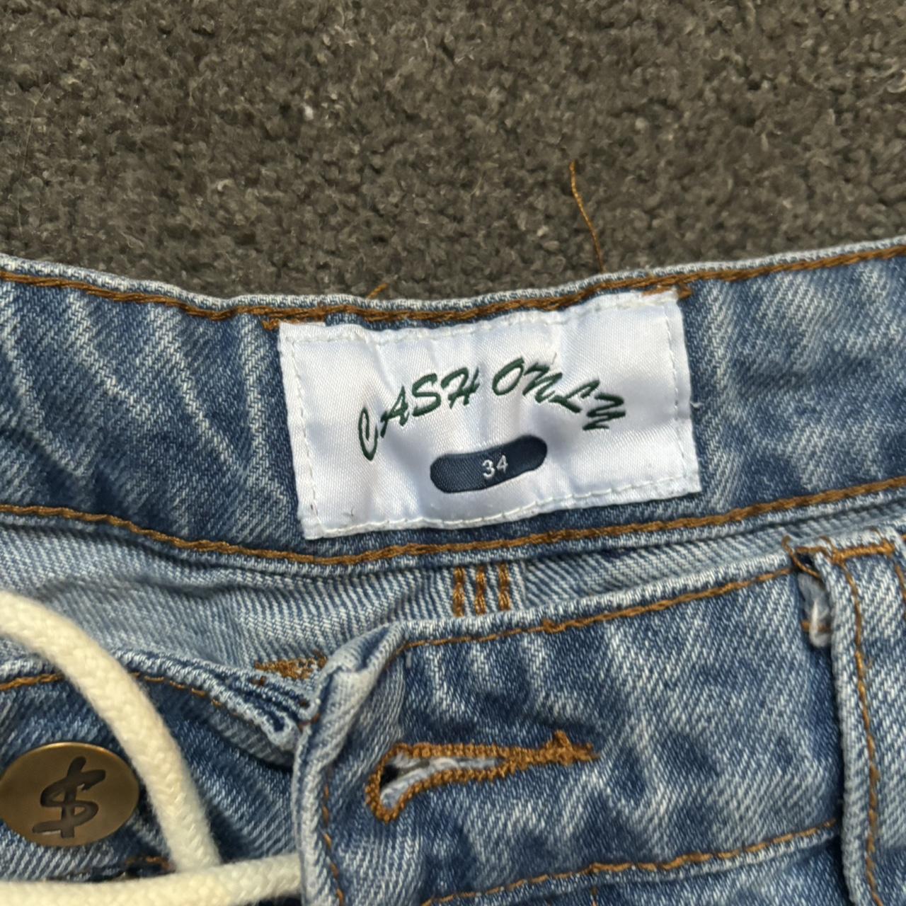 Cash only denim jeans Size 34 x 32 Tiny bit of fade... - Depop
