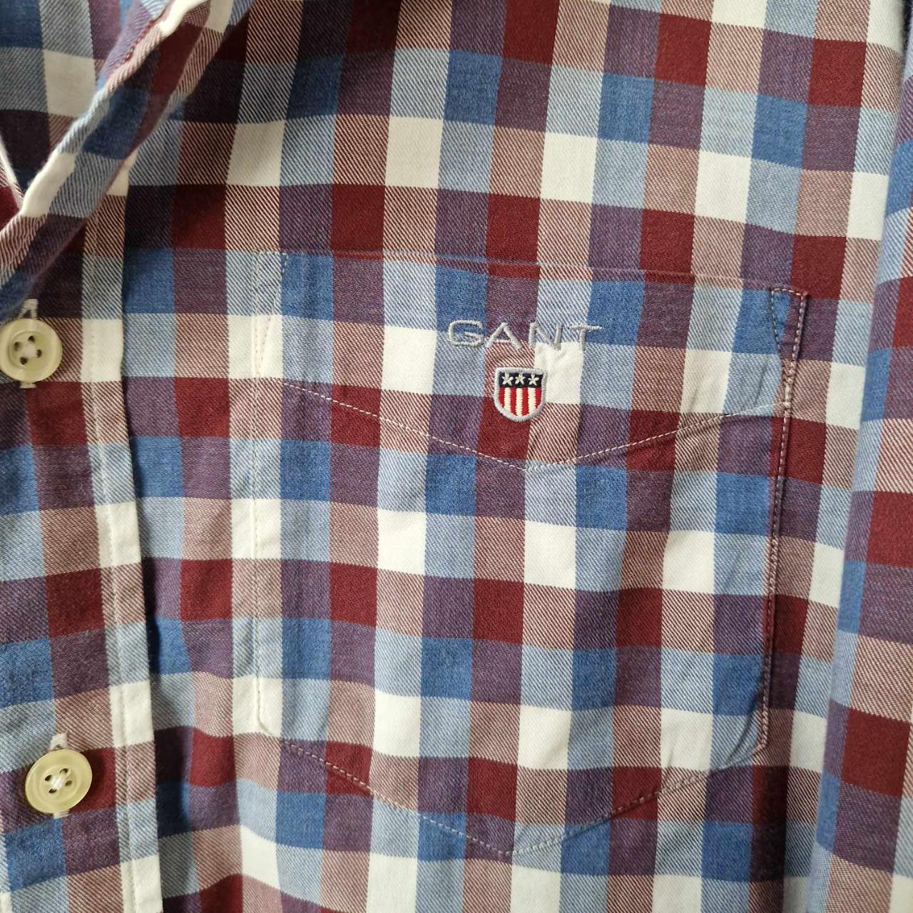GANT Gents Plaid/Checked Shirt Size Medium Hardly... - Depop