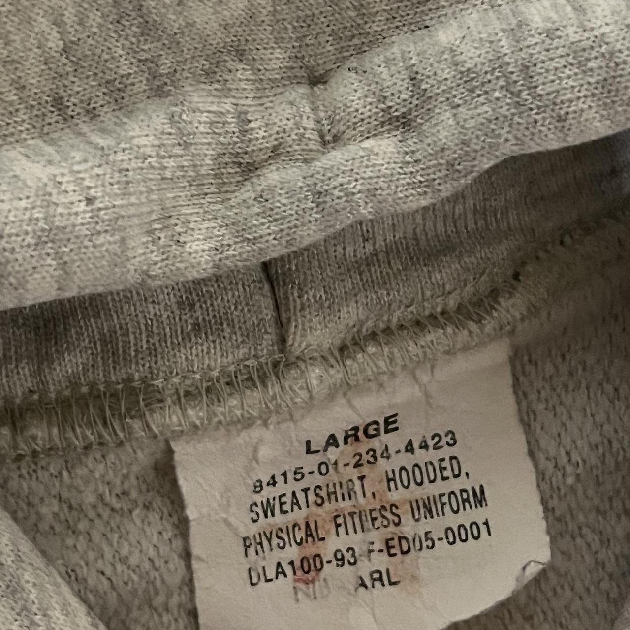 1980s Vintage Army zip up sweatshirt Super cool... - Depop