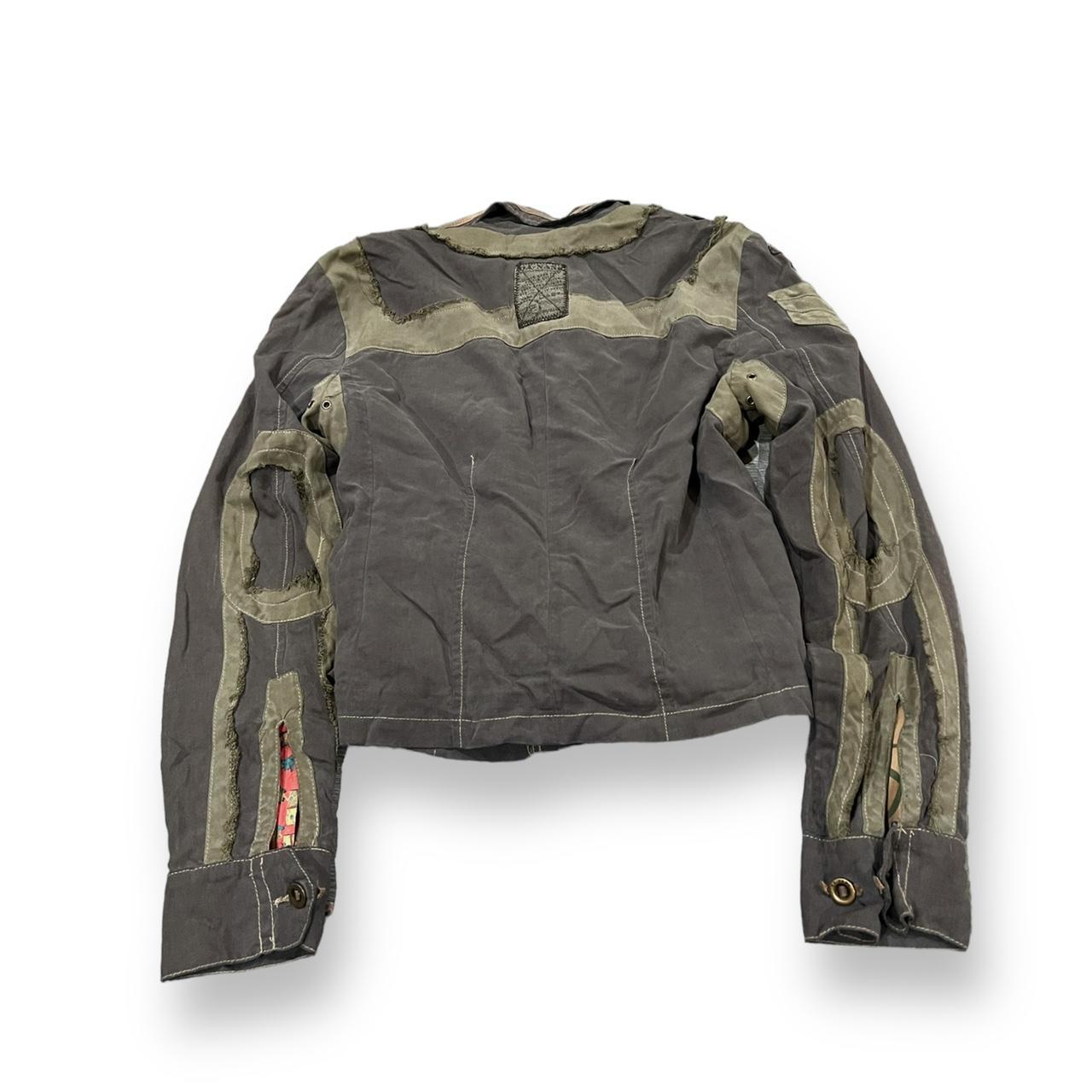 Da-nang cyber y2k grunge cargo jacket Length... - Depop