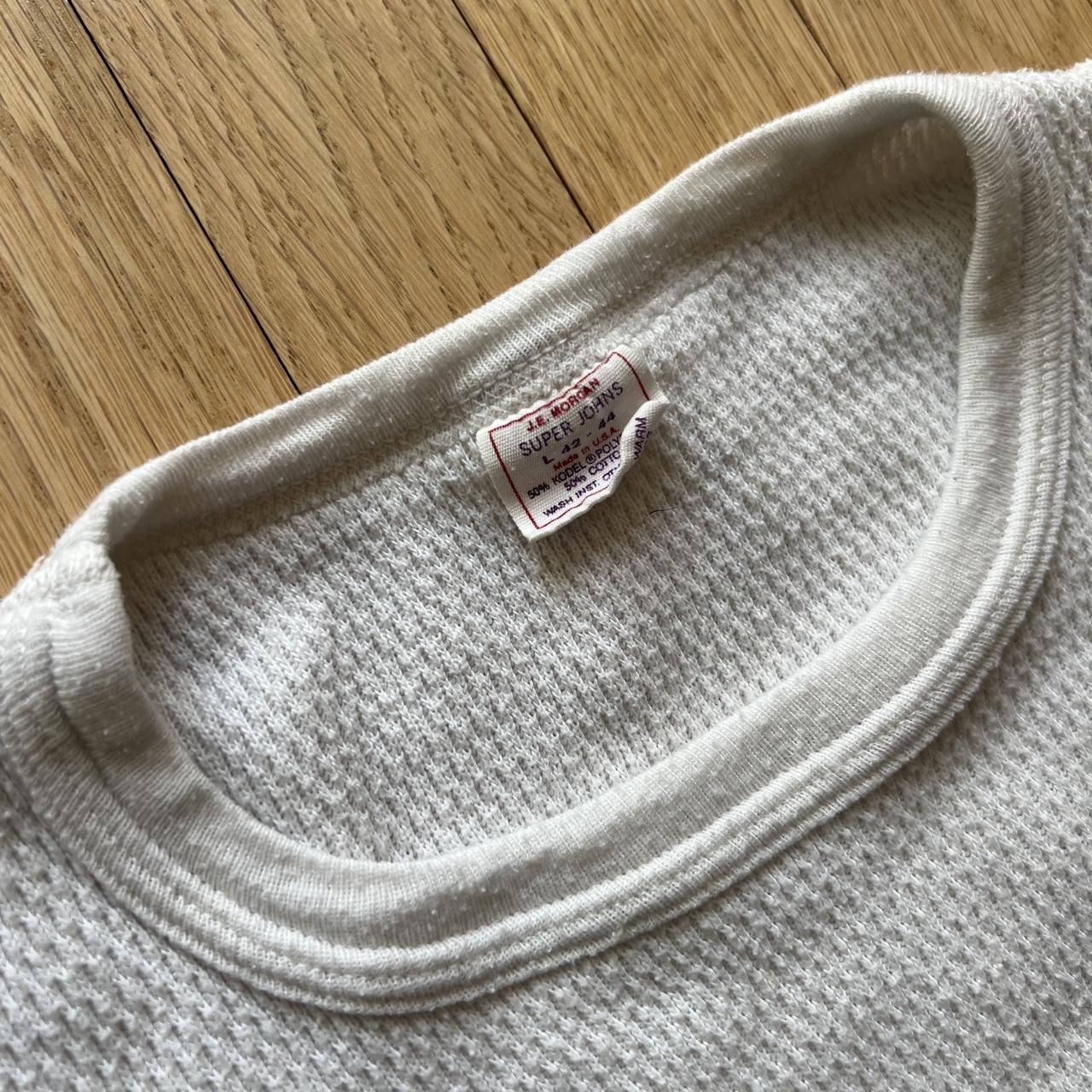 J. E. Morgan super johns vintage 80s waffle thermal... | Depop