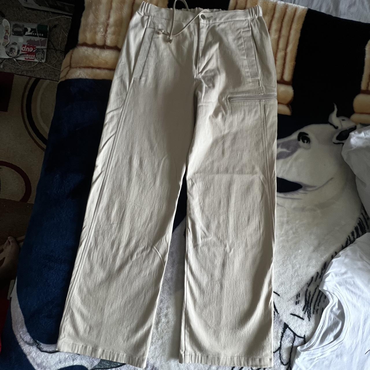 PPFM japanese tan/cream cargo pants. Great chill... | Depop
