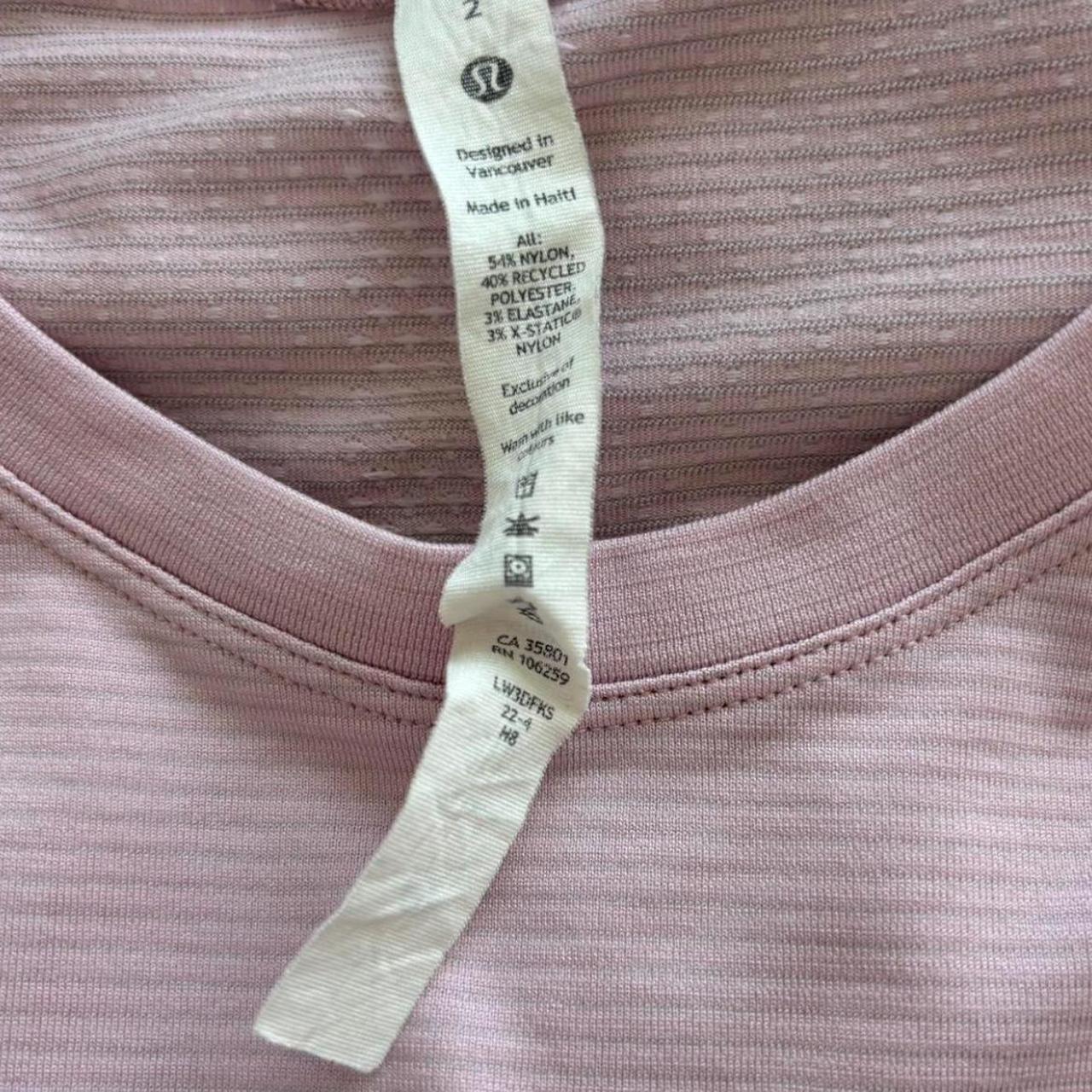 lululemon swifty long tech long sleeve pink peony... | Depop