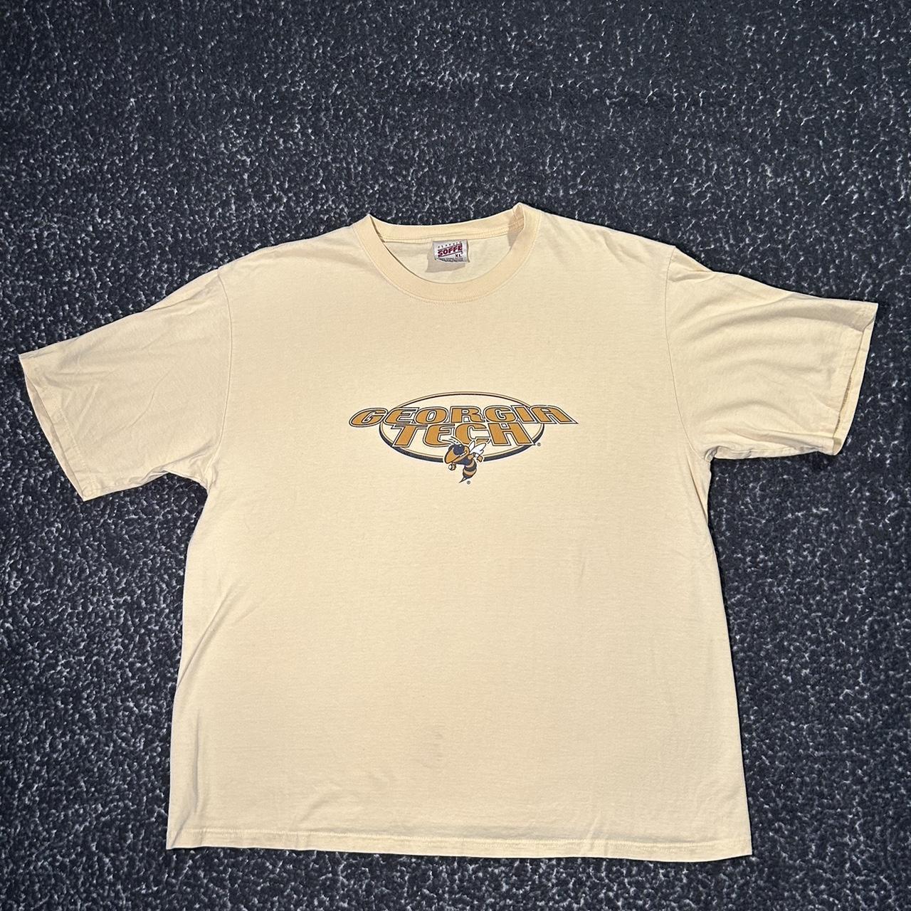 1990-2000s Georgia tech graphic tee Size:... - Depop