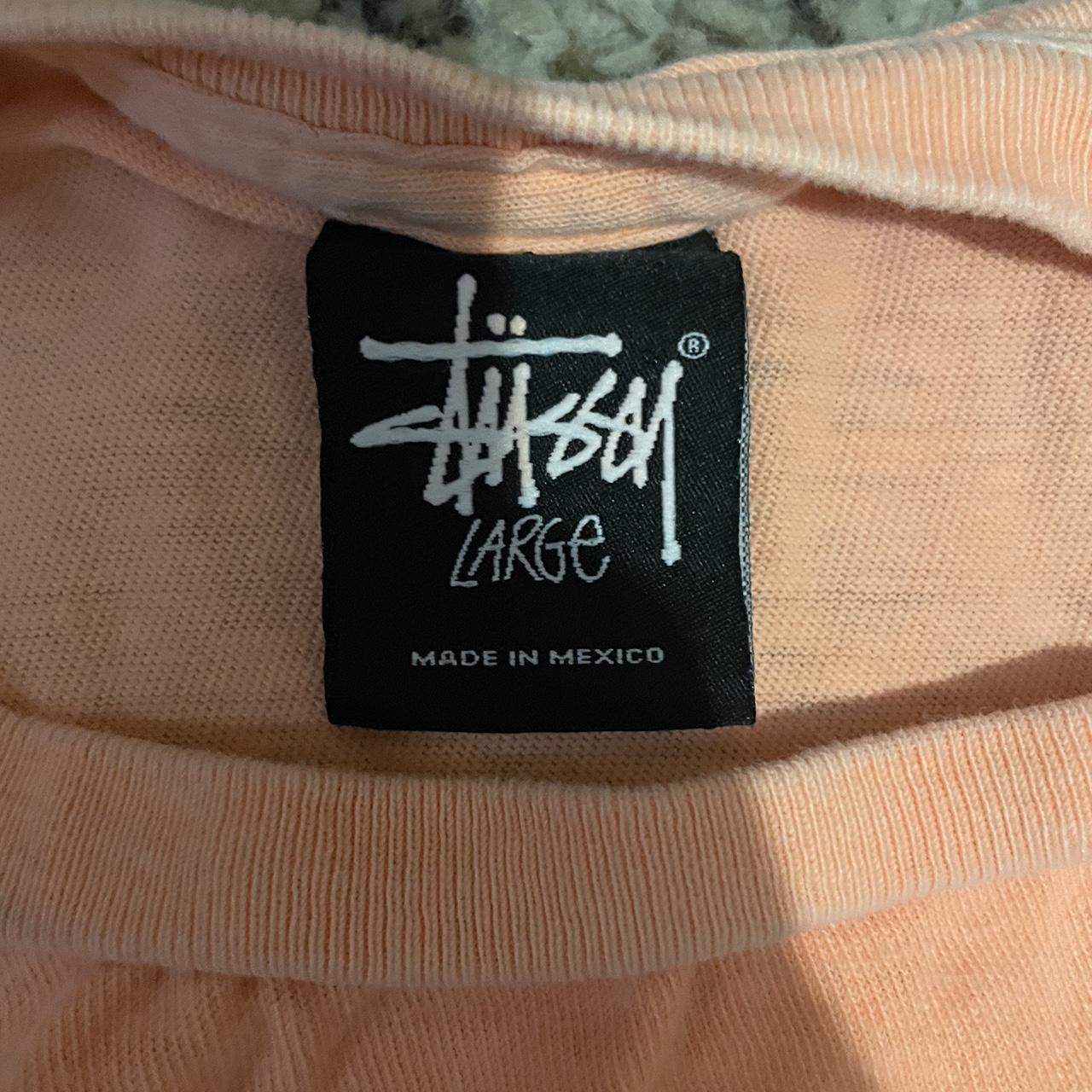 Cool orange Stussy tee shirt Seattle. Size Large... - Depop