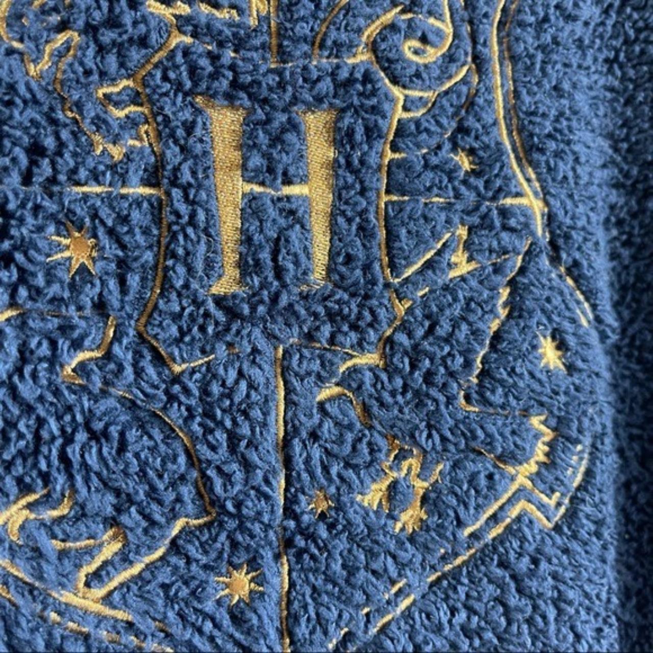 Harry Potter Sherpa Hogwarts Crest Pullover... - Depop