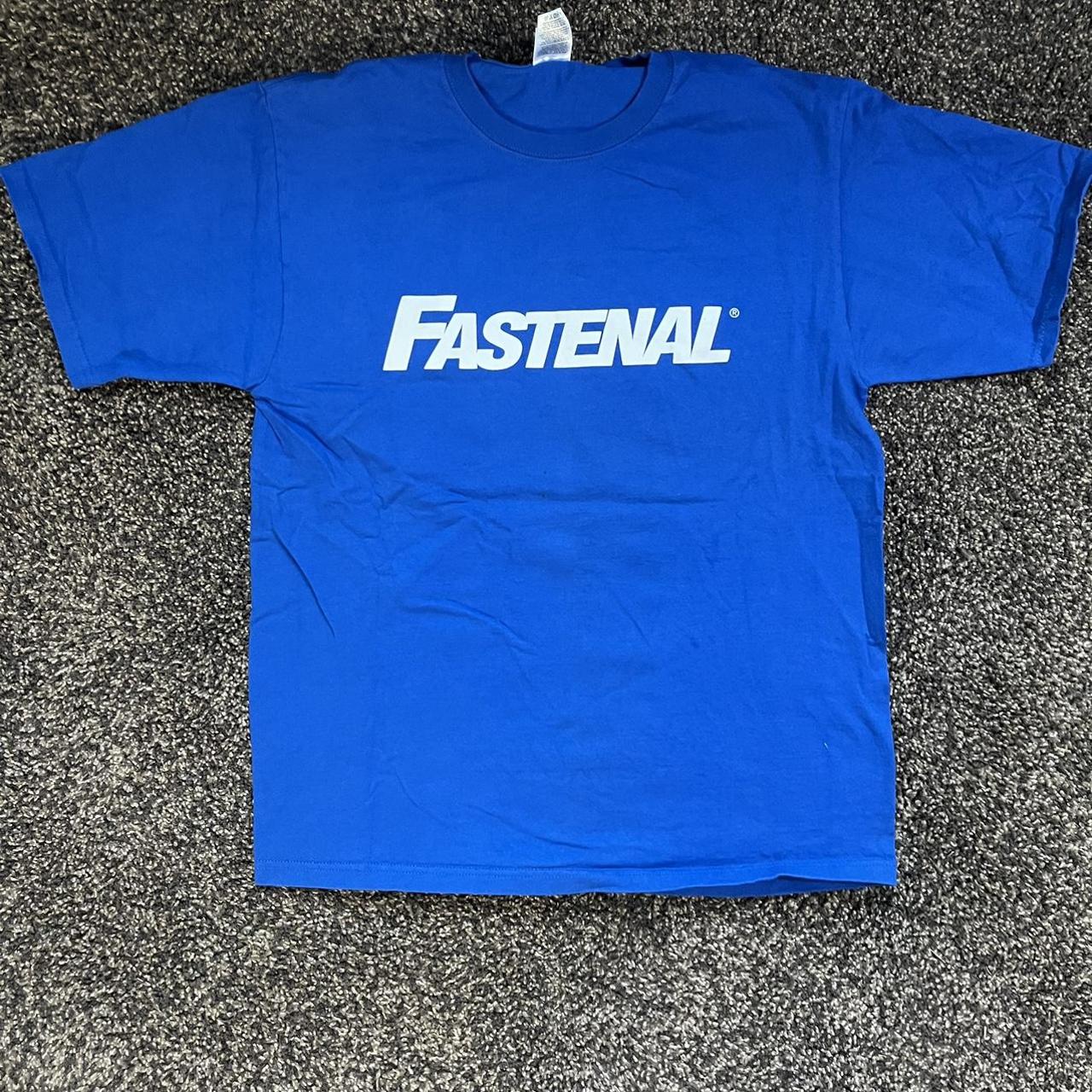 Vintage 2000s Fastenal NASCAR tee Size:L - Depop