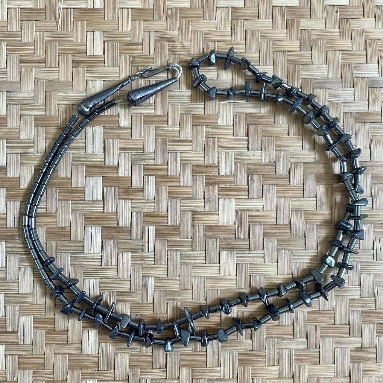 Grounding Hematite Belly Chain Single Strand Note... - Depop