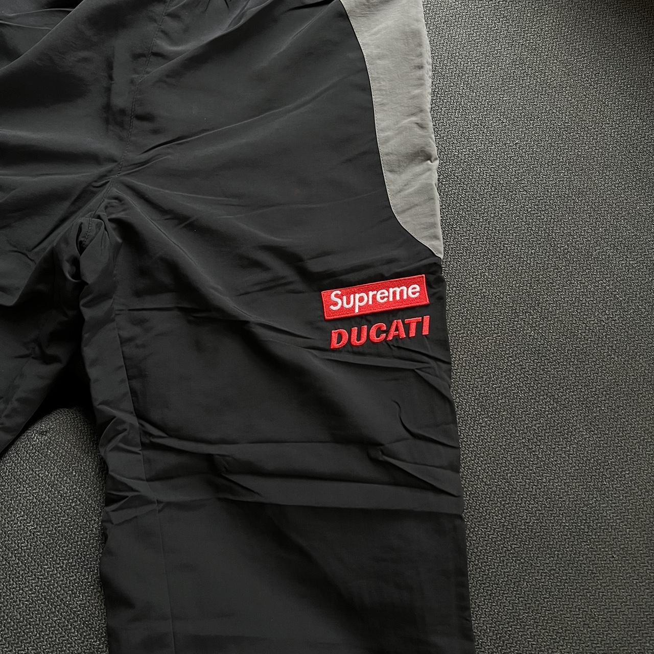 Supreme Ducati Track Pants Black Brand New Size... - Depop