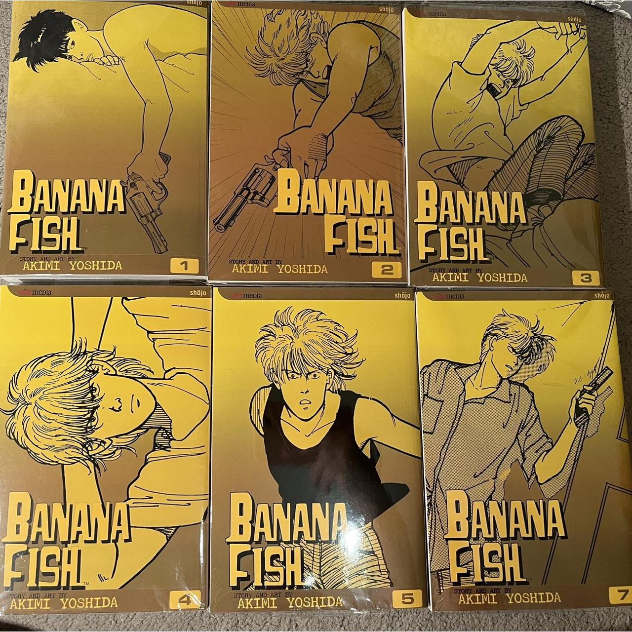 Banana Fish set of 6 manga, Vol 1-5 and 7 Brand new... - Depop