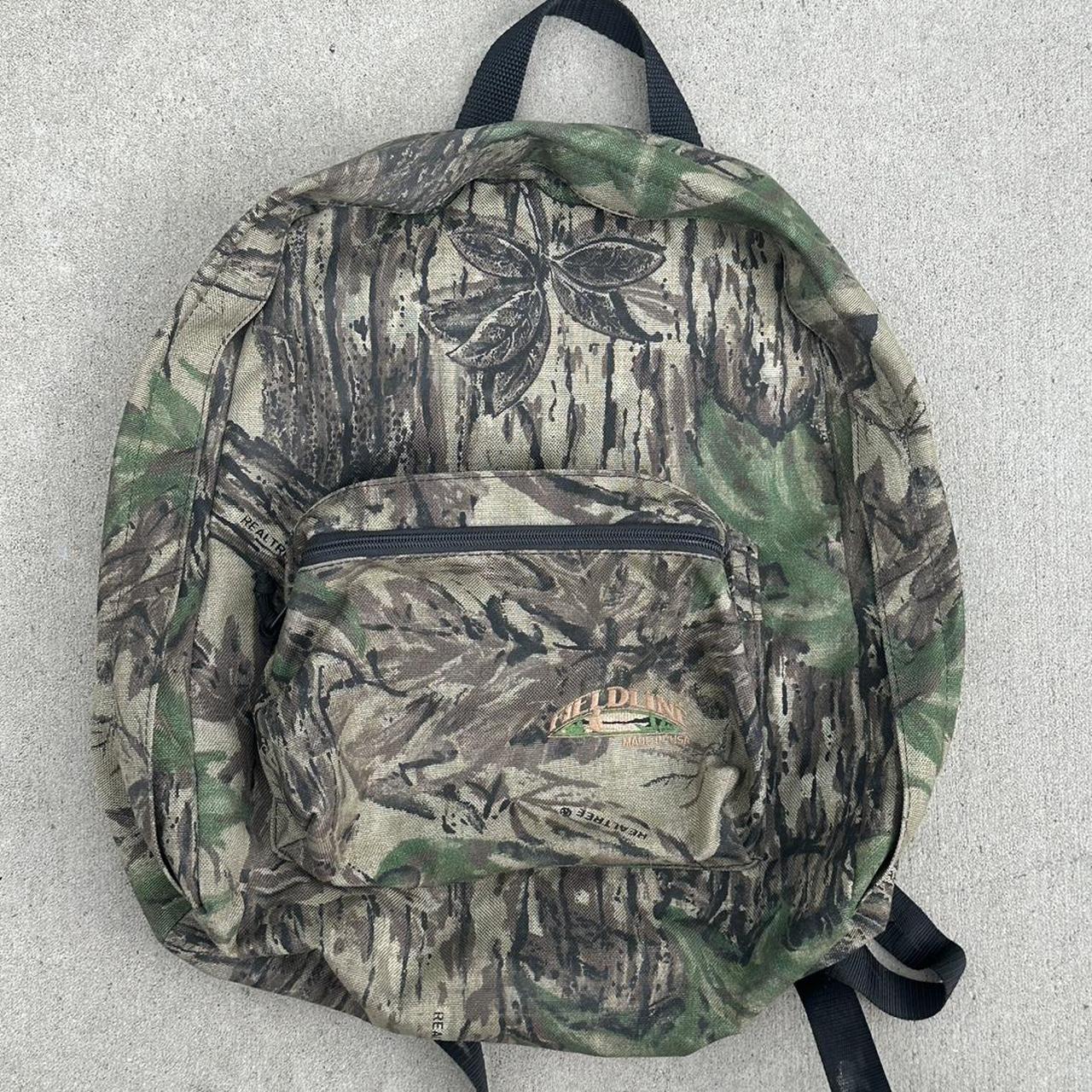 Vtg RealTree Camo Back Pack Field line made in USA... - Depop