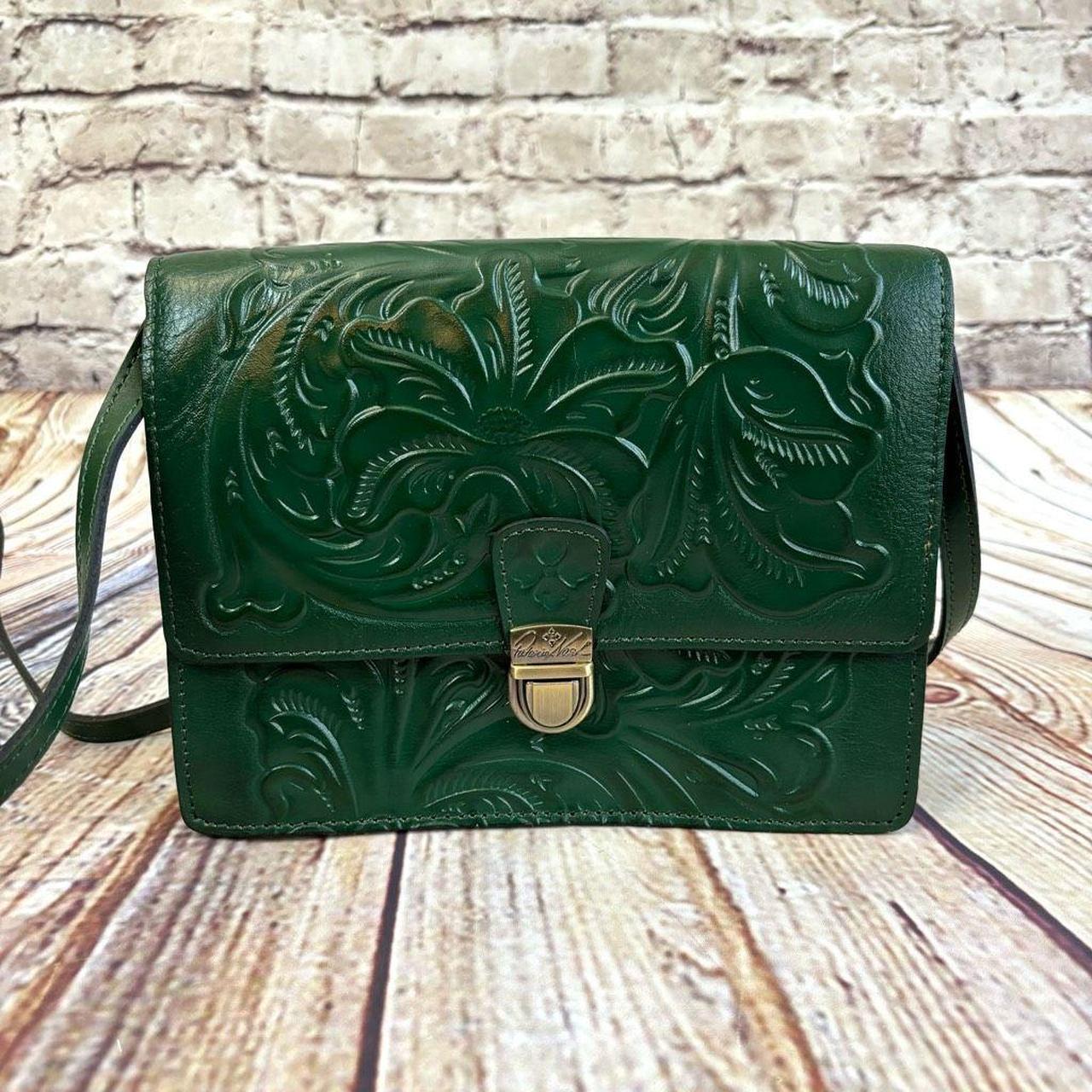Patricia Nash Tooled Laurentina Soft Green... - Depop