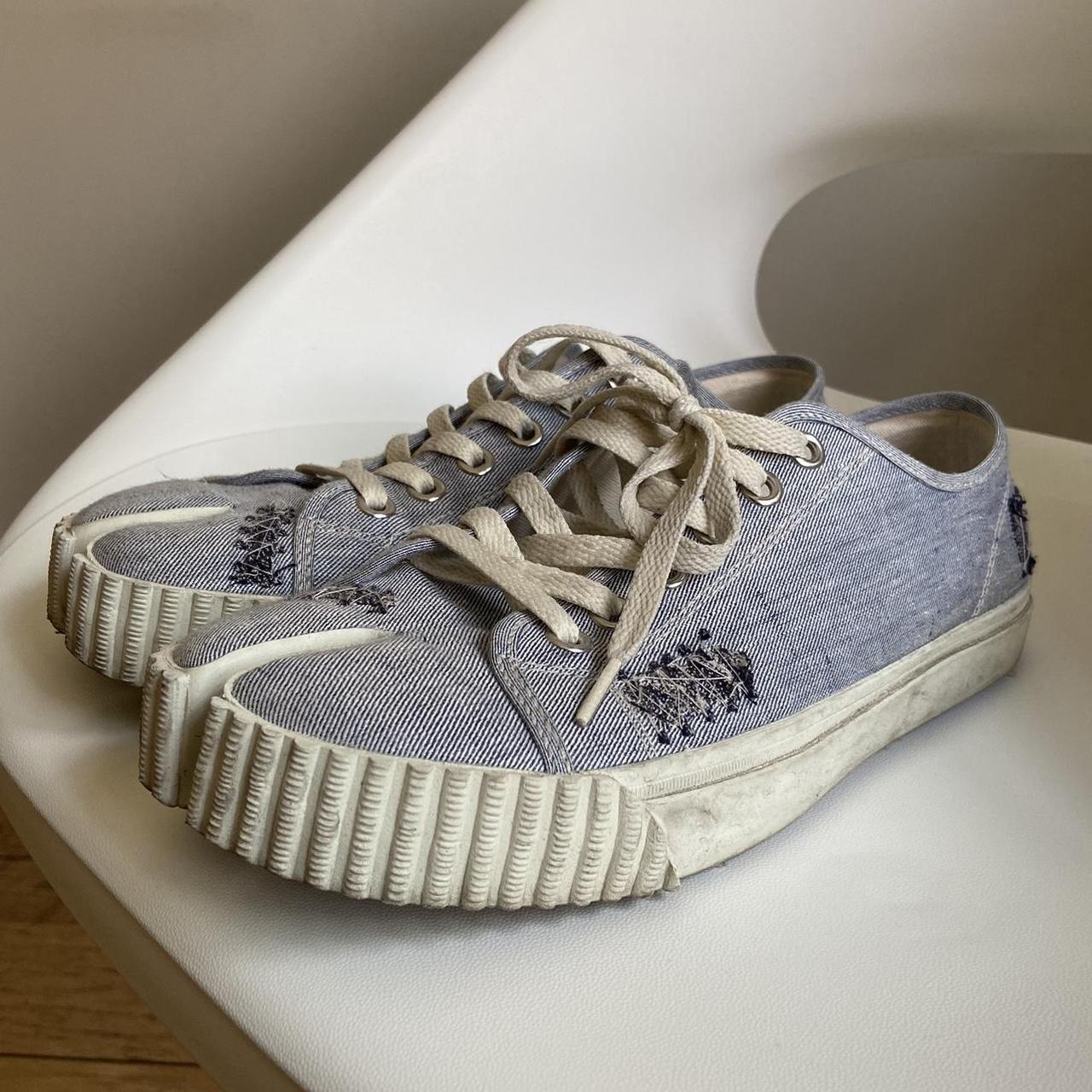 Maison Margiela Tabi Trainers EU41 (Fit large as I... - Depop