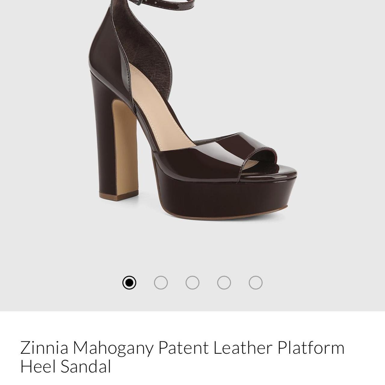 Wittner patent leather platform heel // Size 38 Only... - Depop