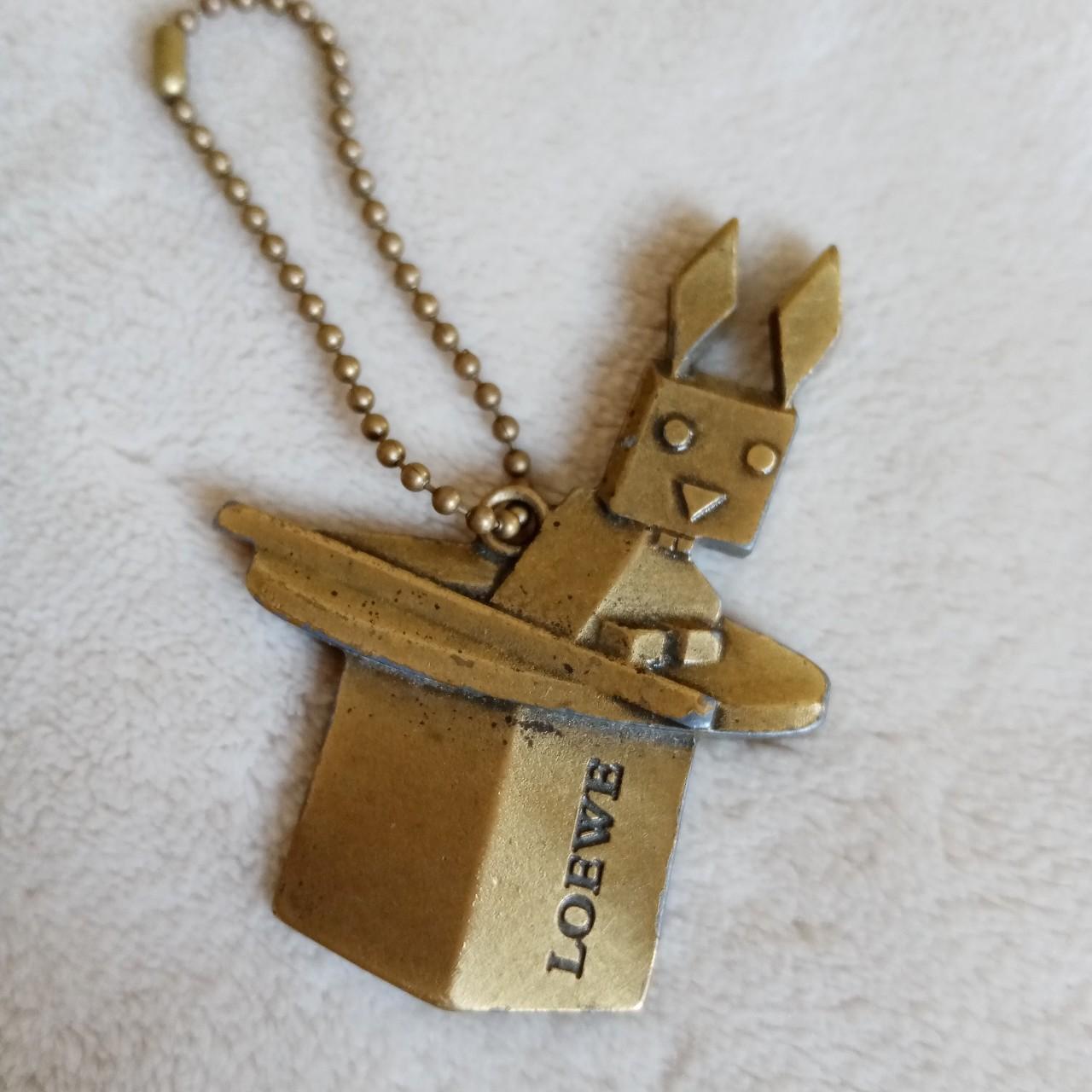 LOEWE key holder charm 'Rabbit in a hat' . Rare... - Depop