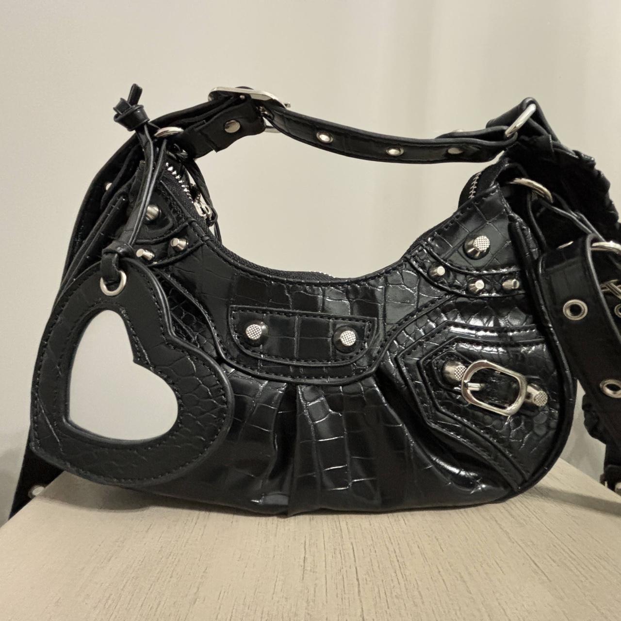 Punk goth handbag with wallet #handbag #shoulder... - Depop