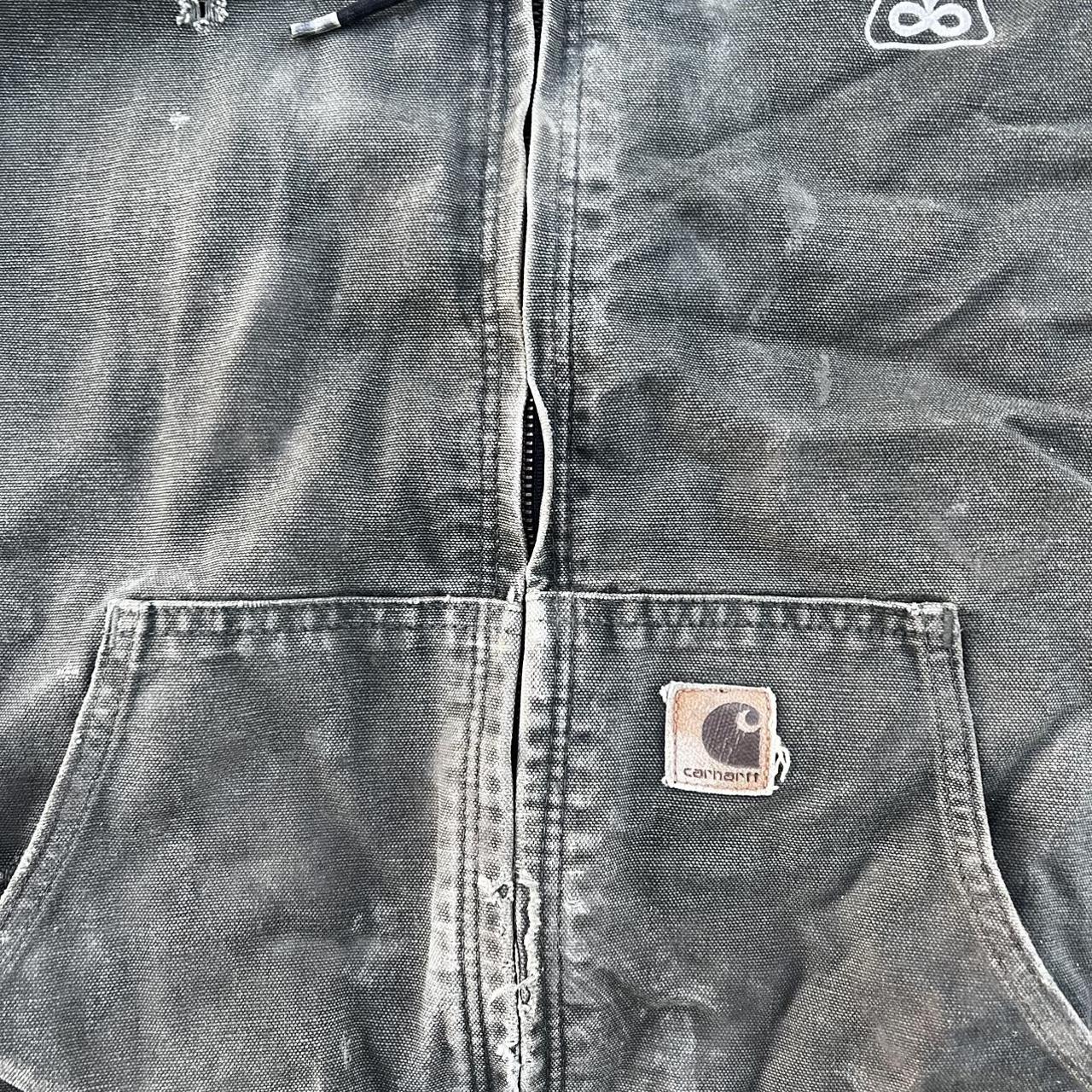 Carhartt J130 Moss 2xl Embroidered with a pioneer... - Depop