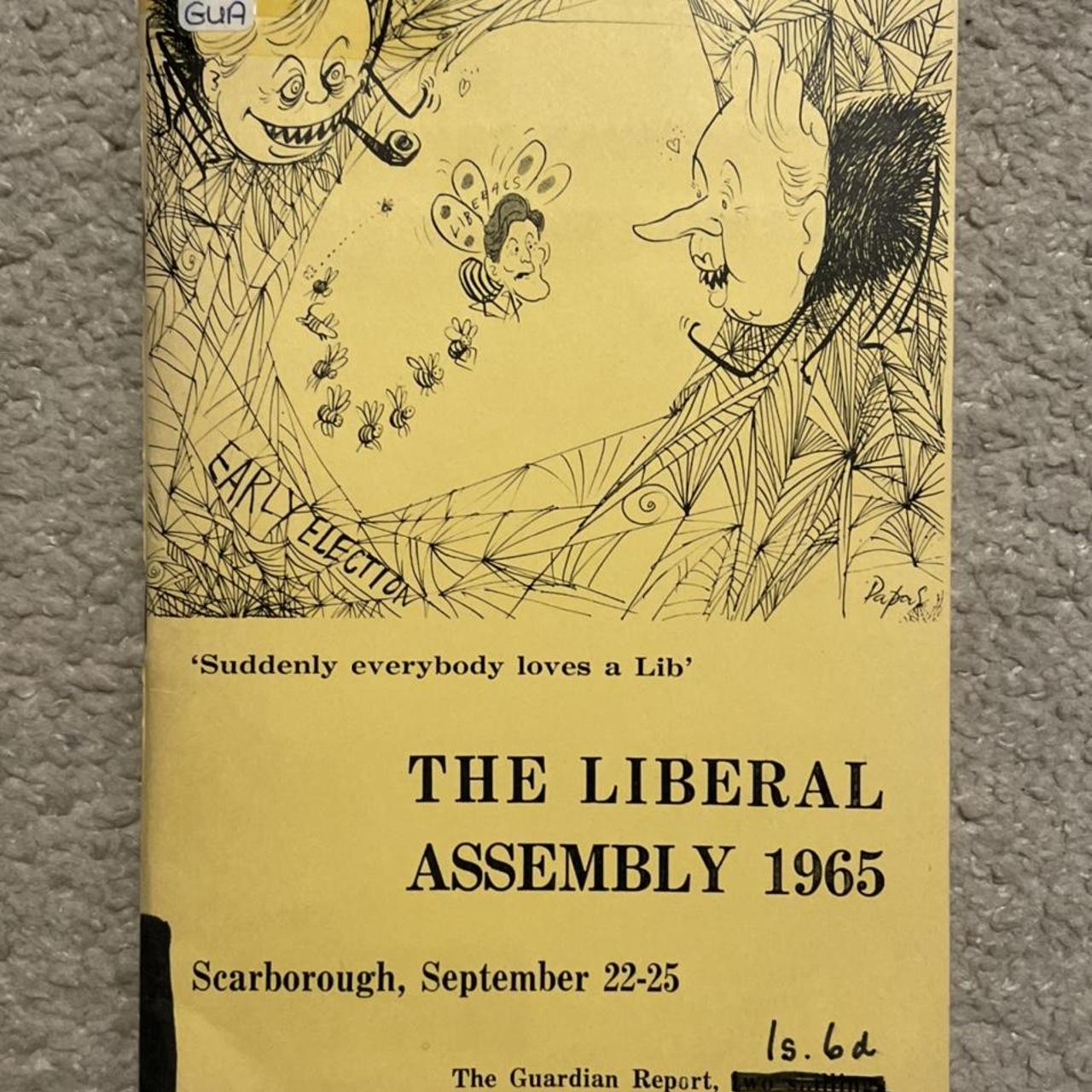 The Liberal Assembly 1965 The guardian... - Depop