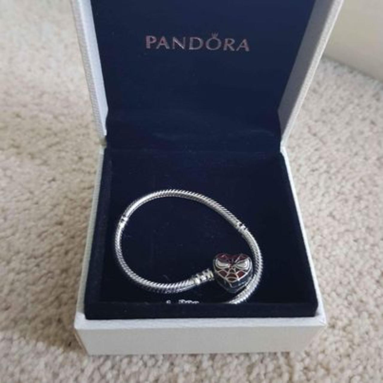 #Pandora #silver #bracelet #Marvel #Spiderman 16... - Depop