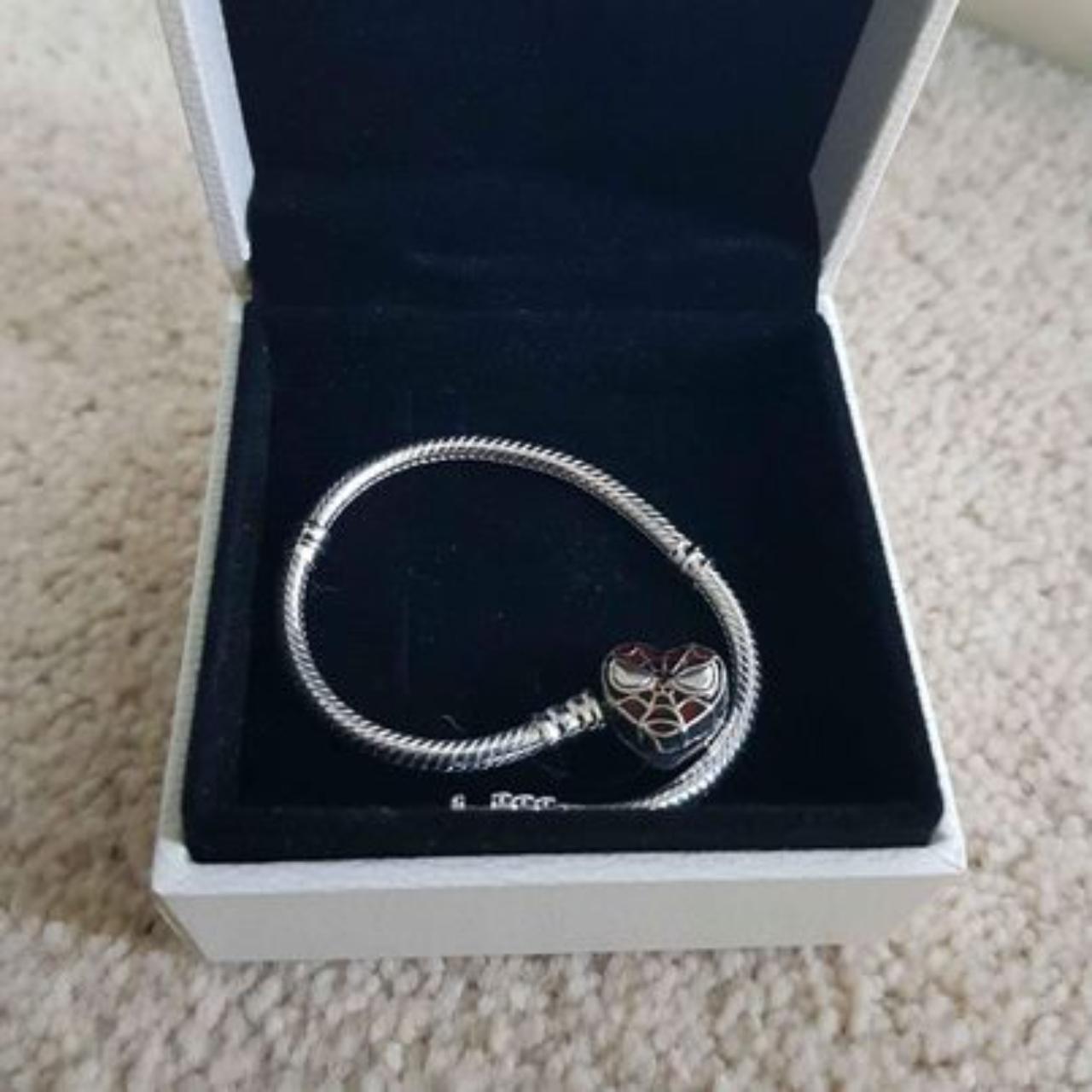 #Pandora #silver #bracelet #Marvel #Spiderman 16... - Depop