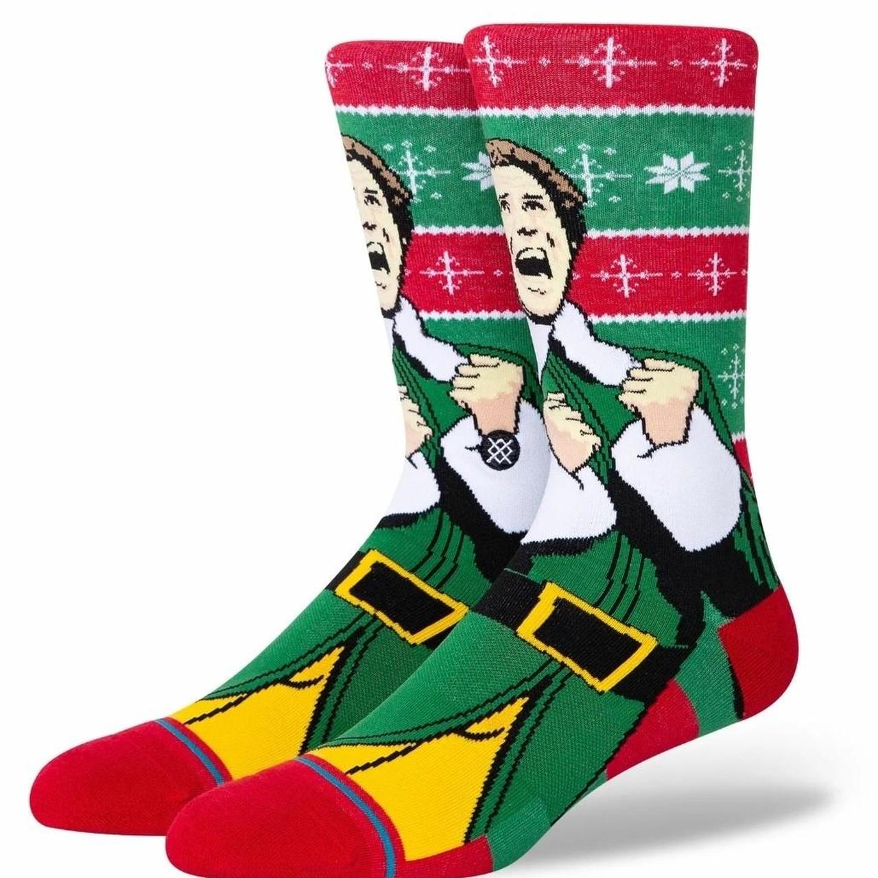 Elf Christmas socks. These are one size fits most... - Depop