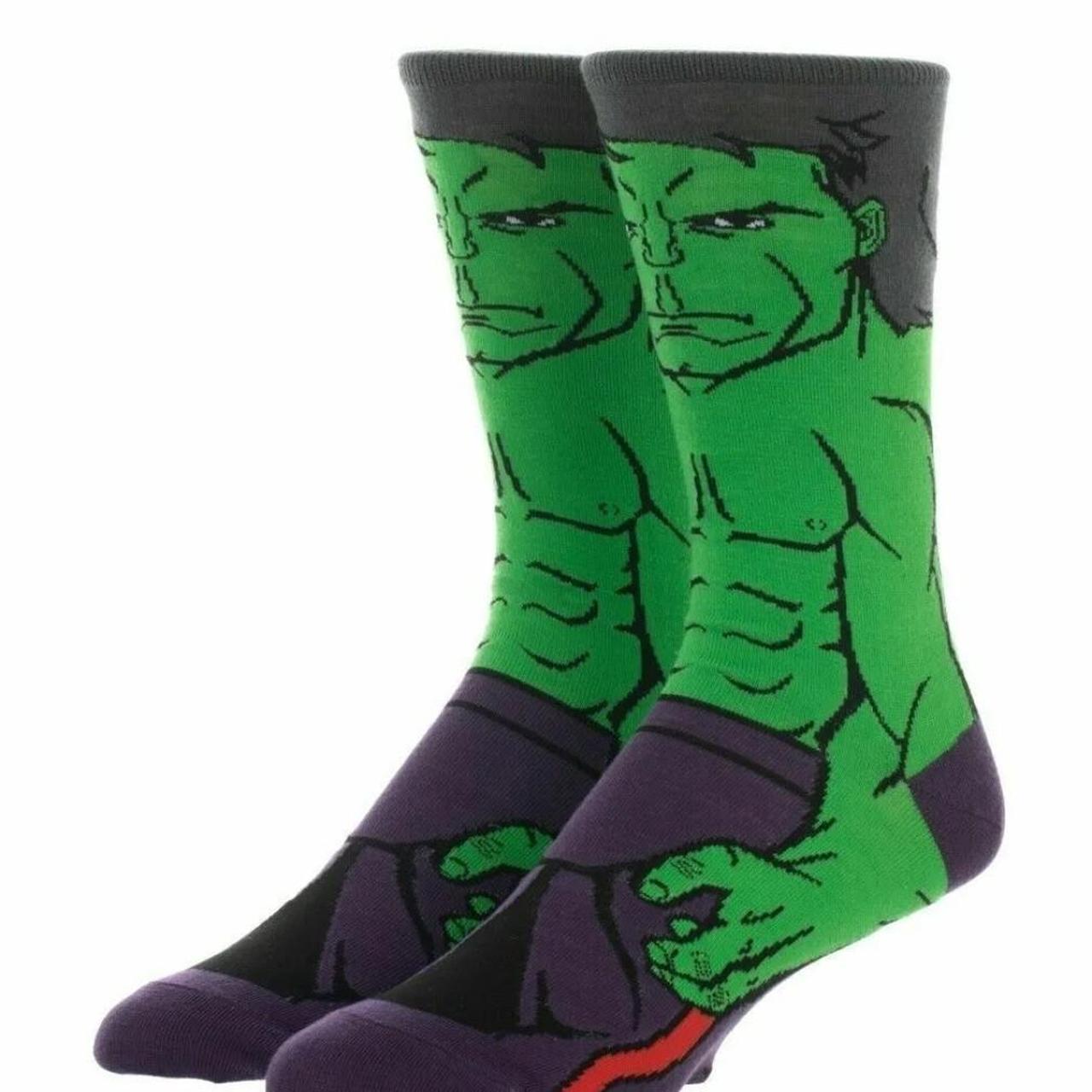 The Incredible Hulk socks. These are one size... - Depop