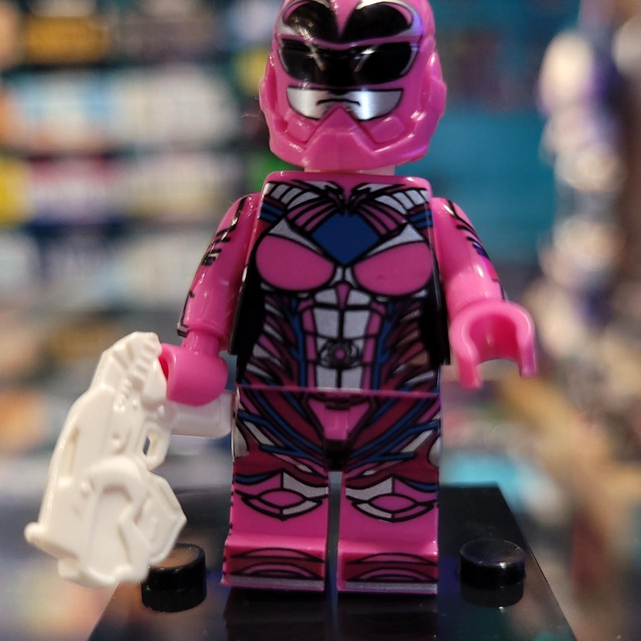 Mighty Morphin Power Rangers pink ranger custom mini... - Depop
