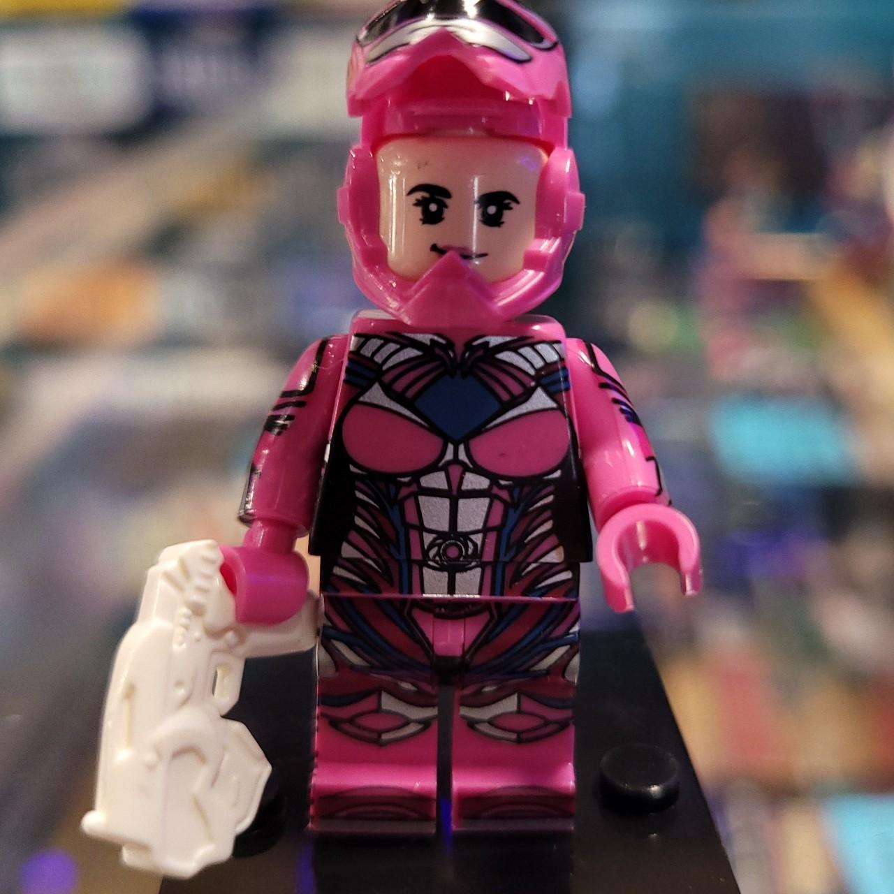 Mighty Morphin Power Rangers pink ranger custom mini... - Depop