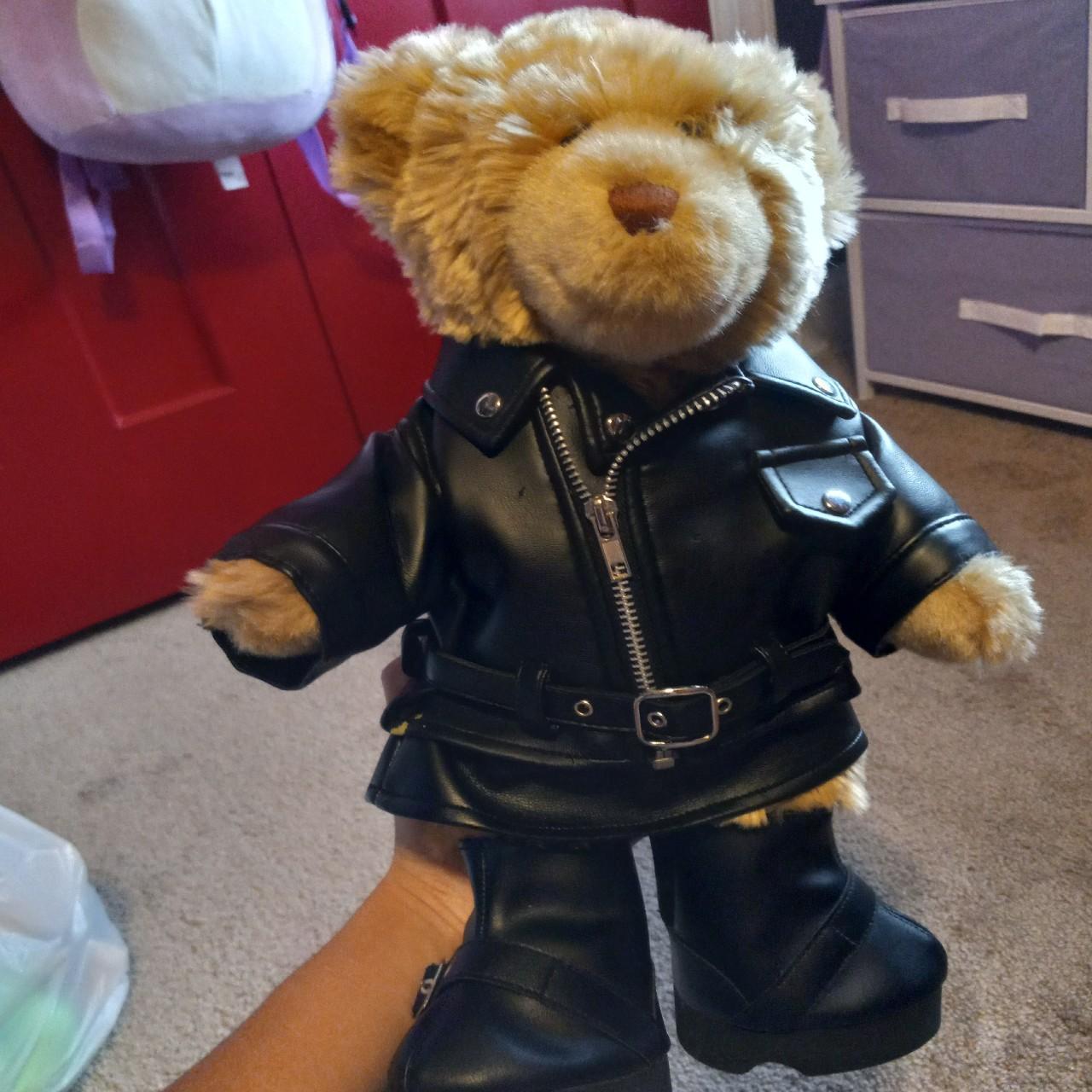 * Set of 2 plushies with punk faux leather... - Depop