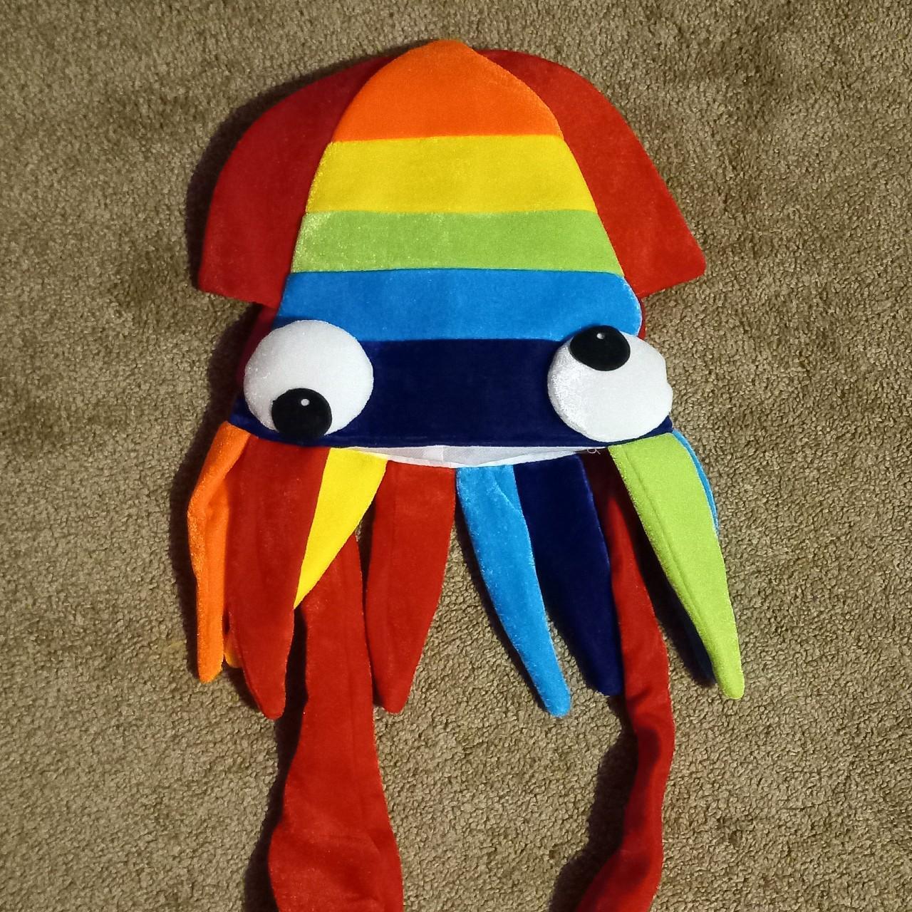 * 2 pc Rainbow squid hat * I have 2 of these goofy... - Depop