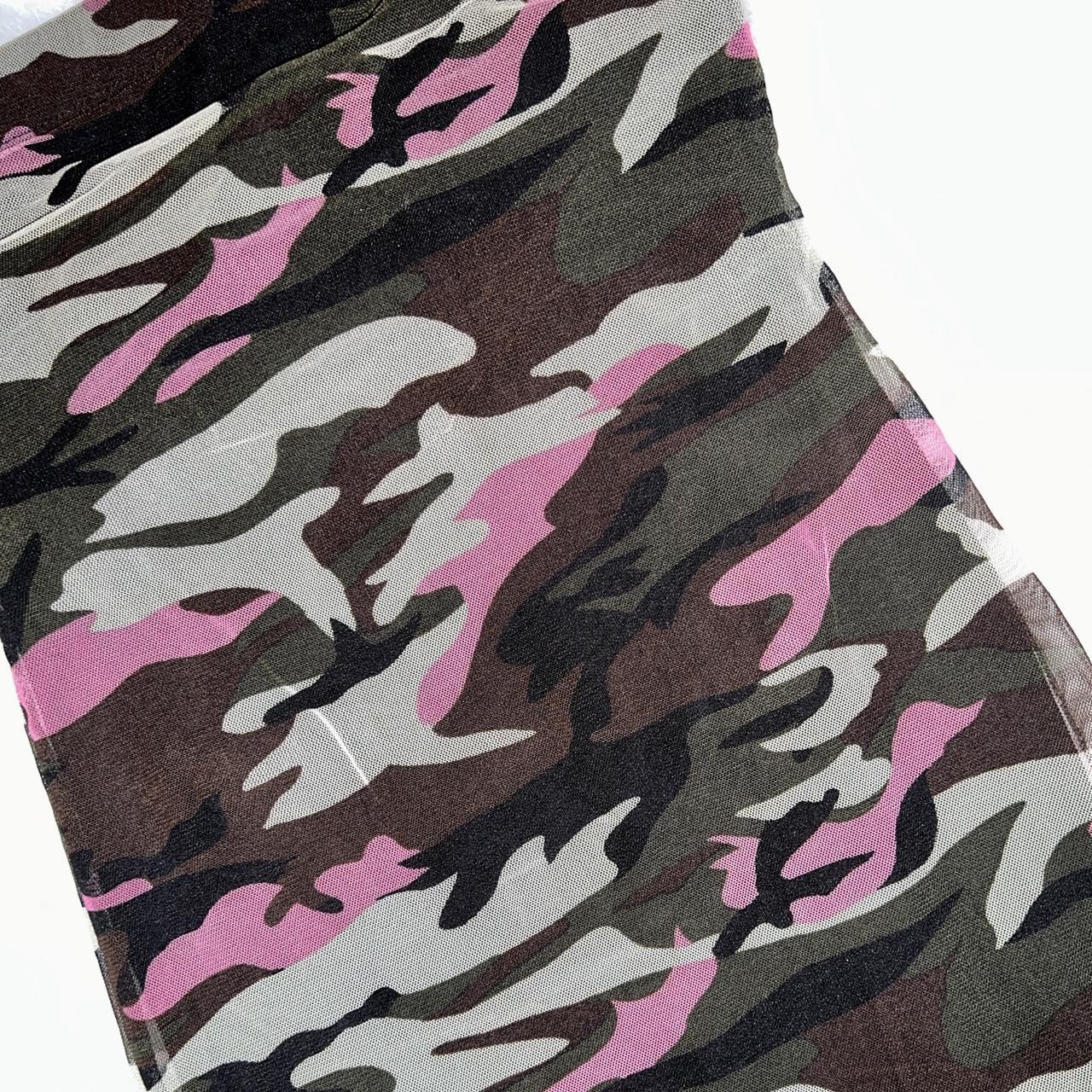 Fighting Chance Pink & Camo Tube Dress - Fashion... - Depop