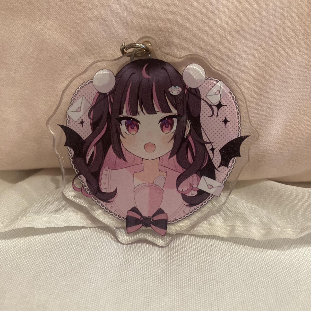 ex vtuber moenaomii keychain. since they no longer... - Depop