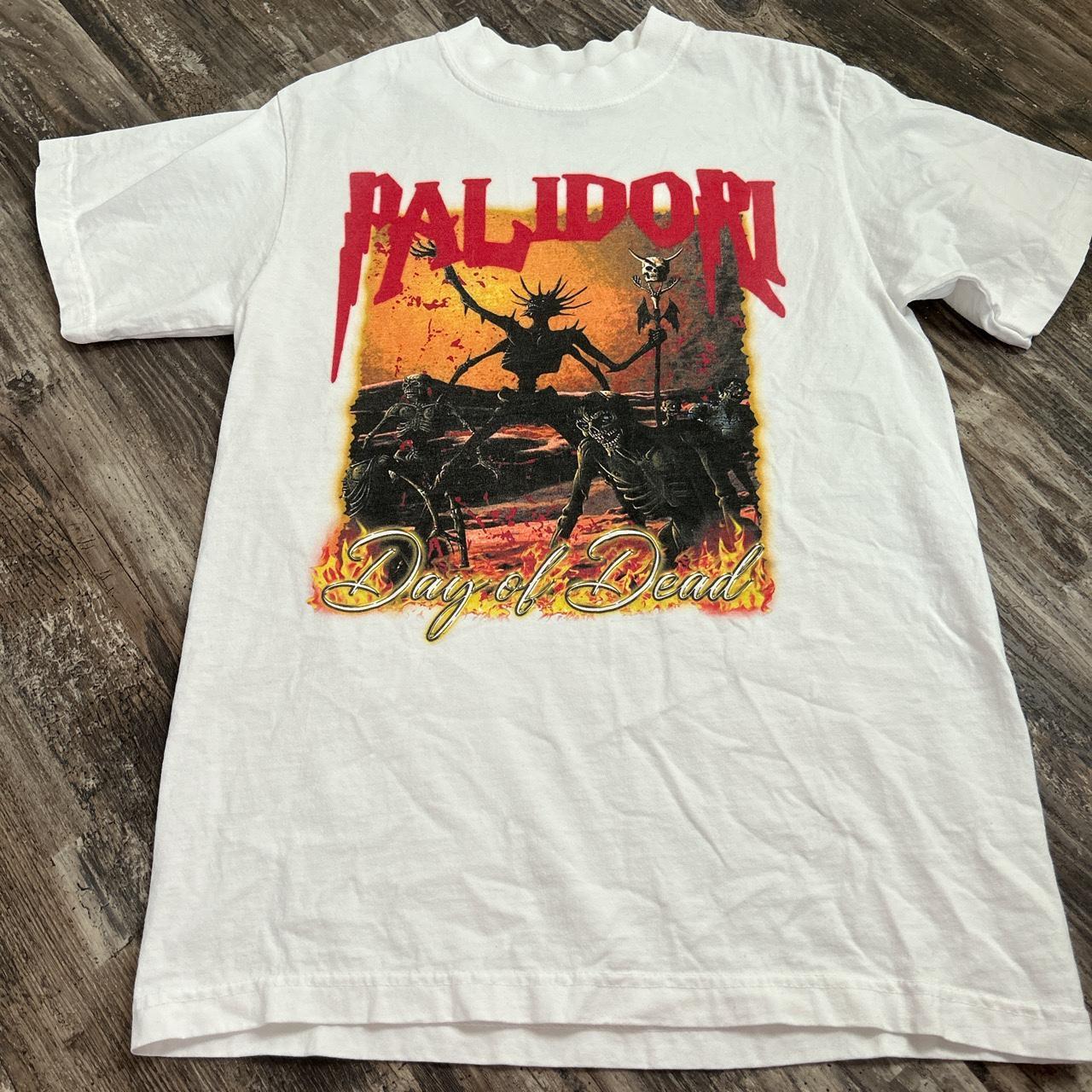 Palidori Day of Dead T-Shirt Worn Once Size Small - Depop