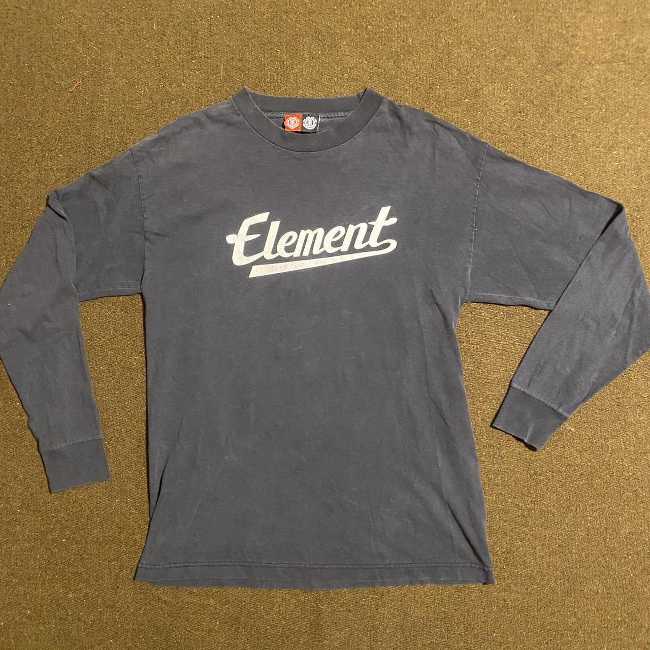 Element long sleeve No back print Vintage Size -... - Depop