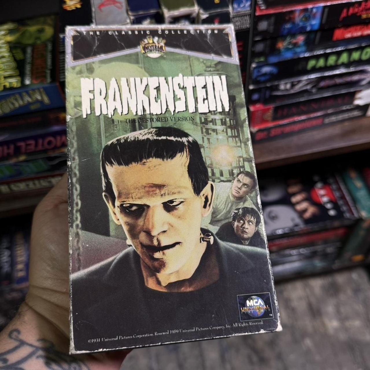 Frankenstein VHS tape horror - Depop
