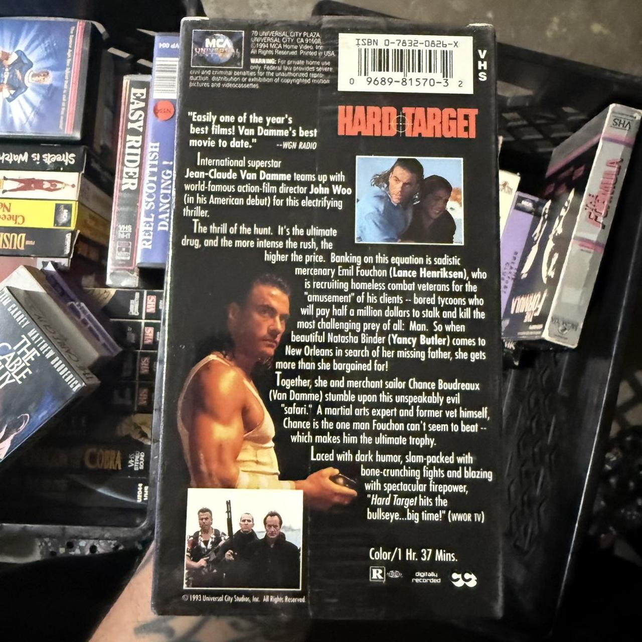 VHS Van Damme Hard Target vhs | Depop