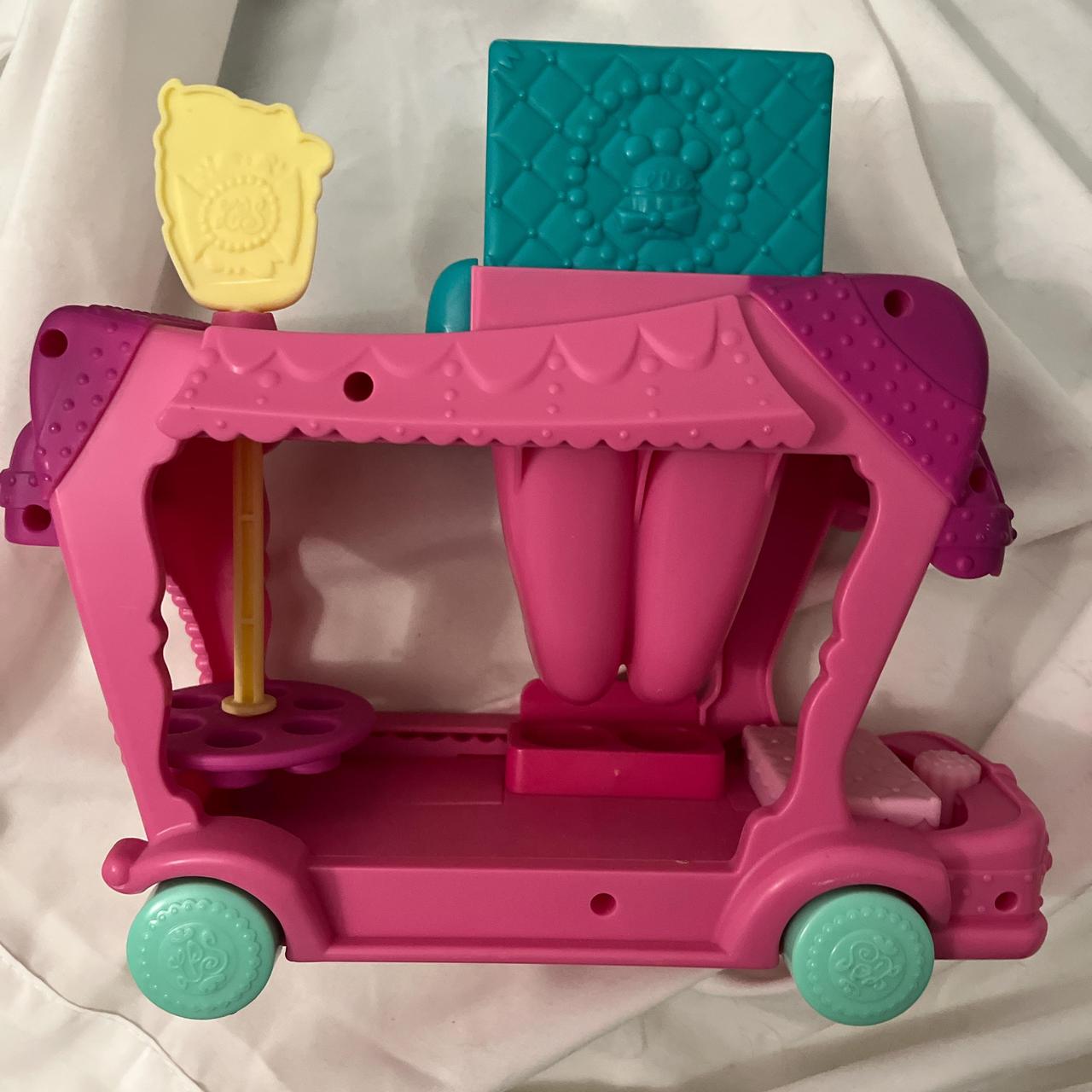 pink and teal blue littlest pet shop food truck #LPS - Depop