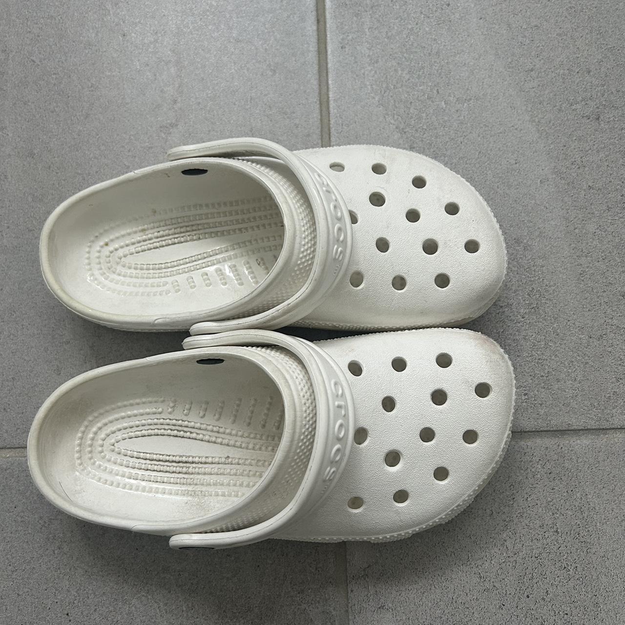 crocs junior size 3 minor signs of wear and just a... - Depop
