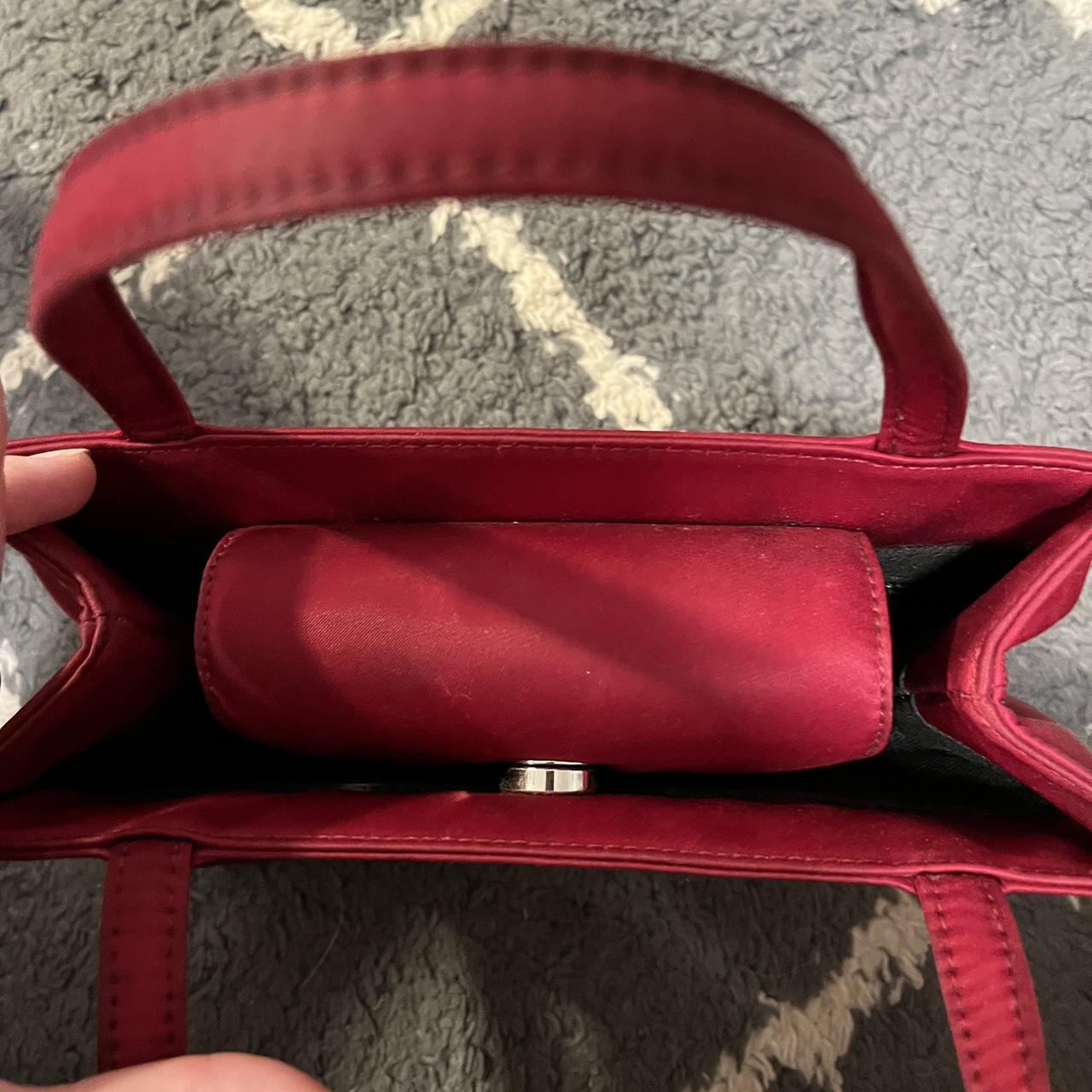 red kate spade mini tote purse - Depop