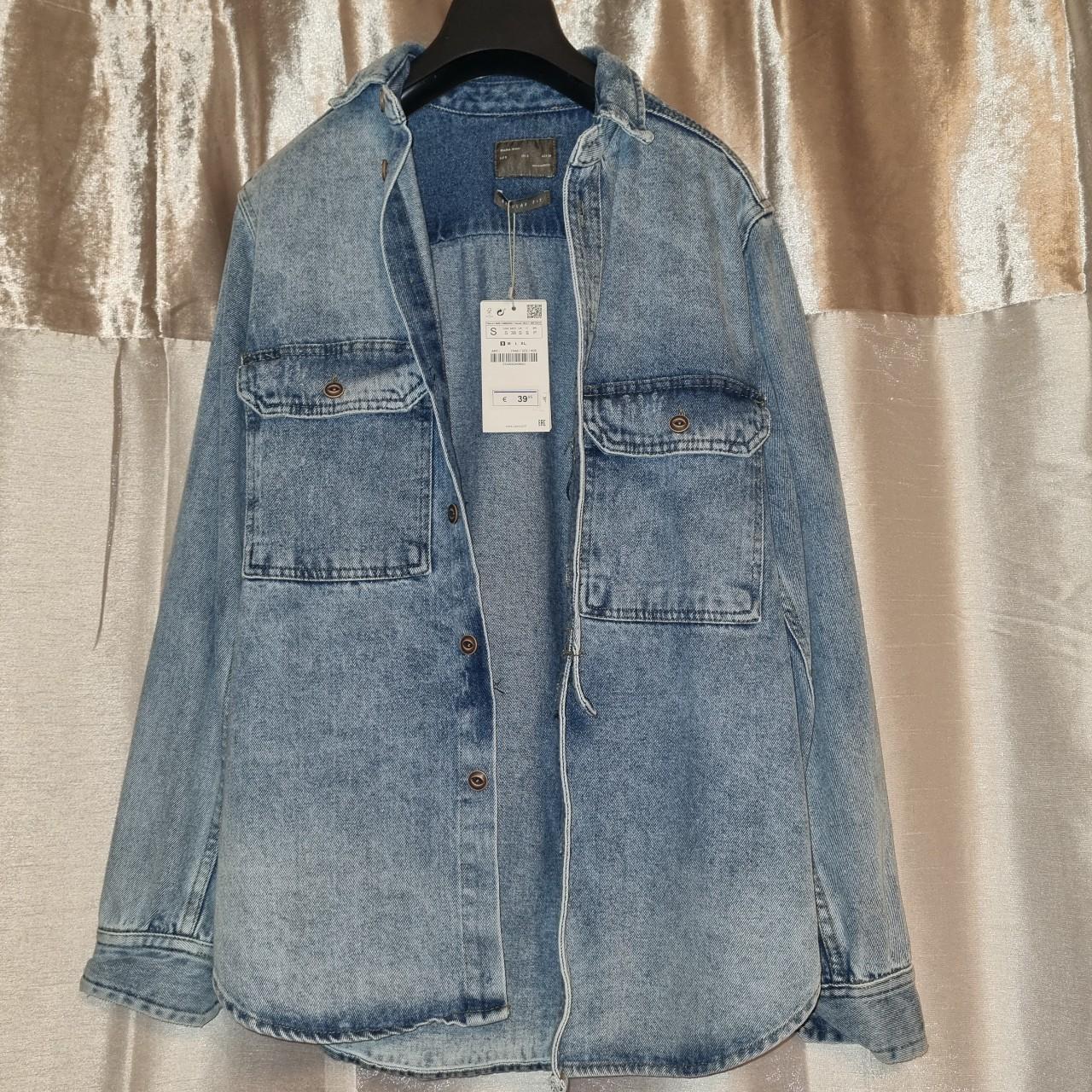 Zara Men's Blue Jacket | Depop