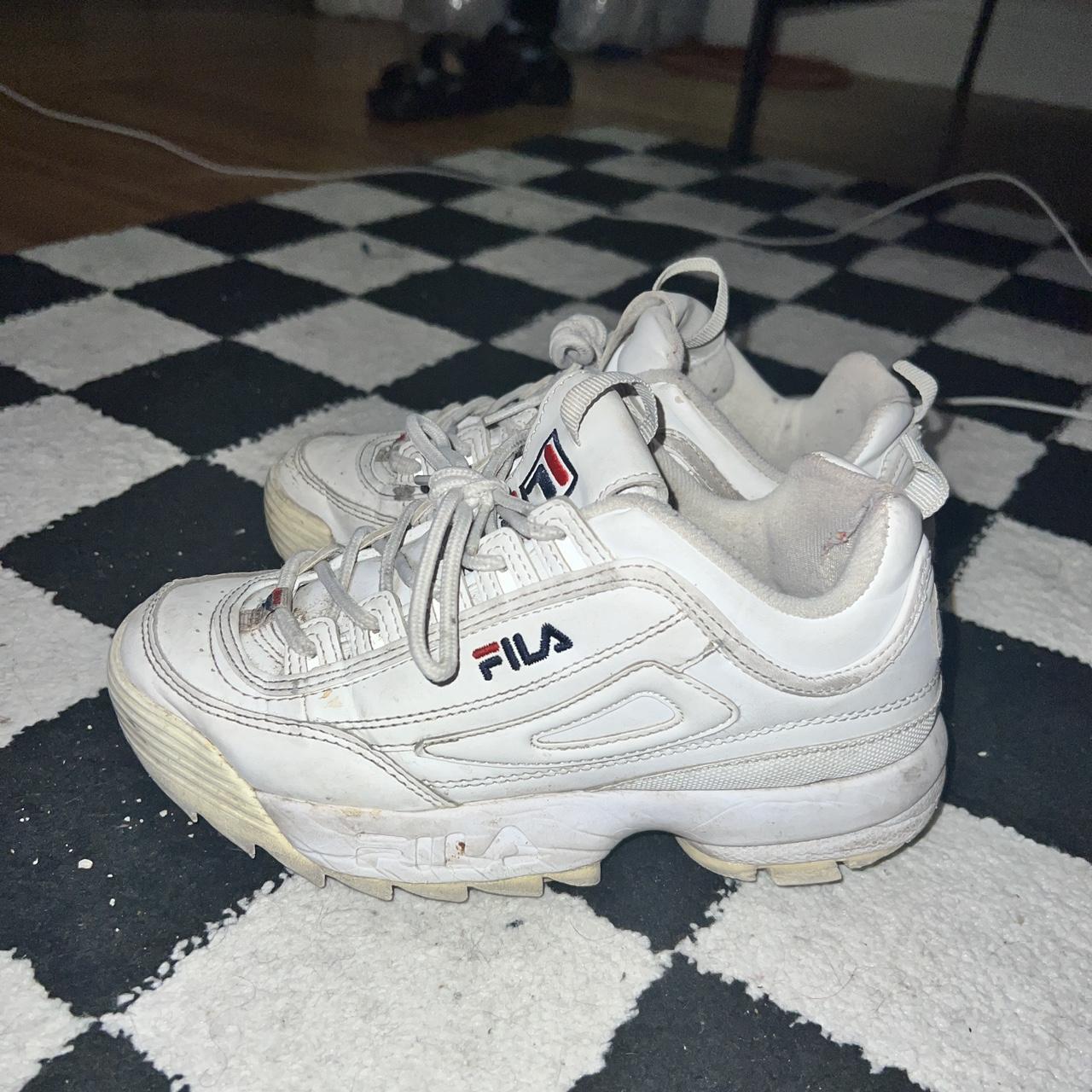chunky filas disruptors stompers. says size 6 but im... - Depop
