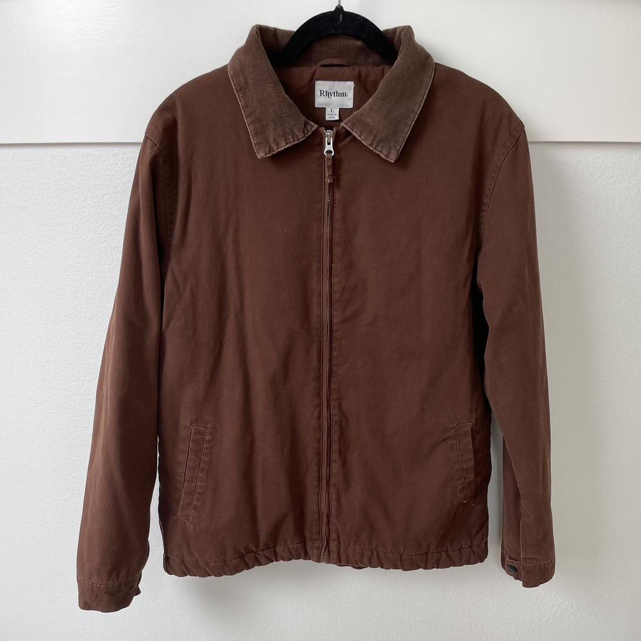 Rhythm Men's Brown Jacket | Depop