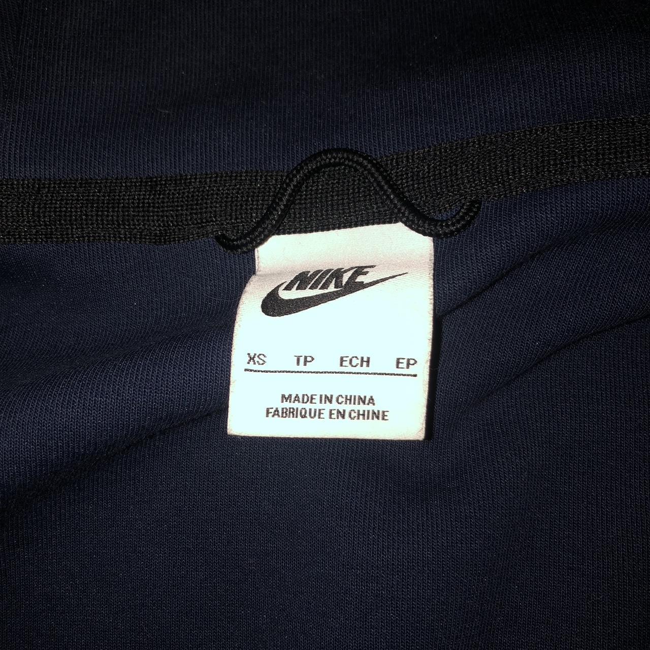 Navy blue tech fleece worn a few times but in... - Depop