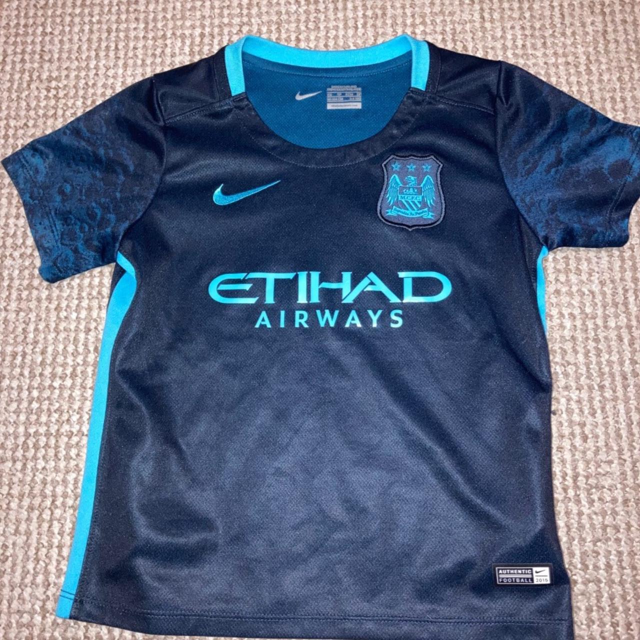 Manchester City Football Shirt Nike 2015/16 Away... - Depop