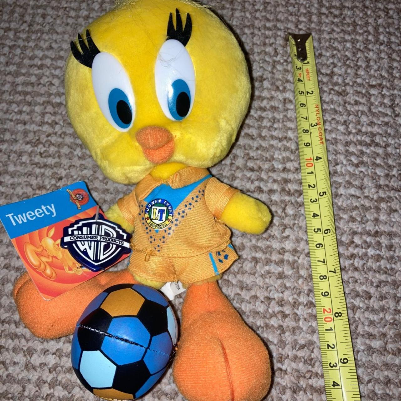 Looney Tunes - Football Tweety Pie Soft Plush Toy... - Depop