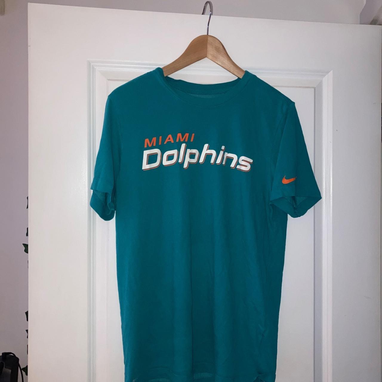 Miami Dolphins T Shirt Size Medium Nike Dri Fit... - Depop