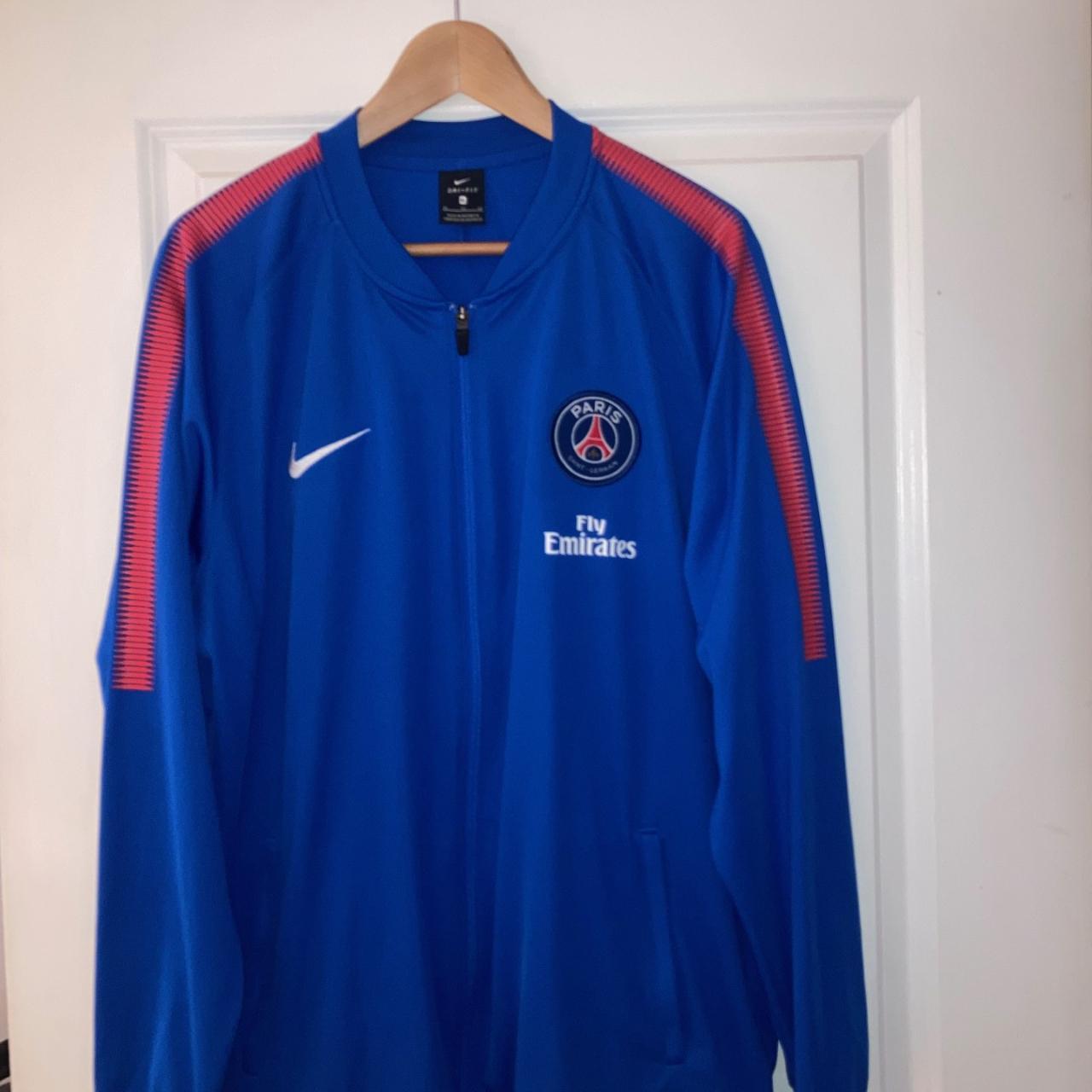 Paris Saint Germain PSG Football Nike Shirt Top Zip... - Depop