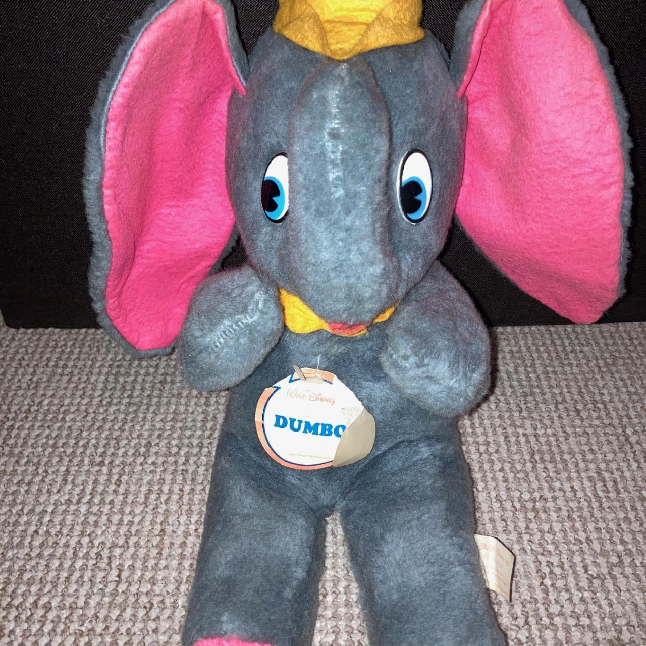 Vintage Dumbo Plush Toy Walt Disney Retro Soft Toy... - Depop